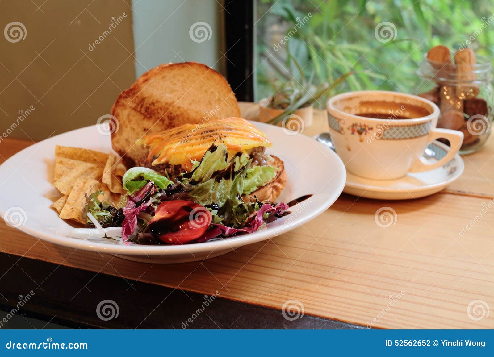 Afternoon Tea Burger Coffee Stock Photos - Free & Royalty-Free Stock ...