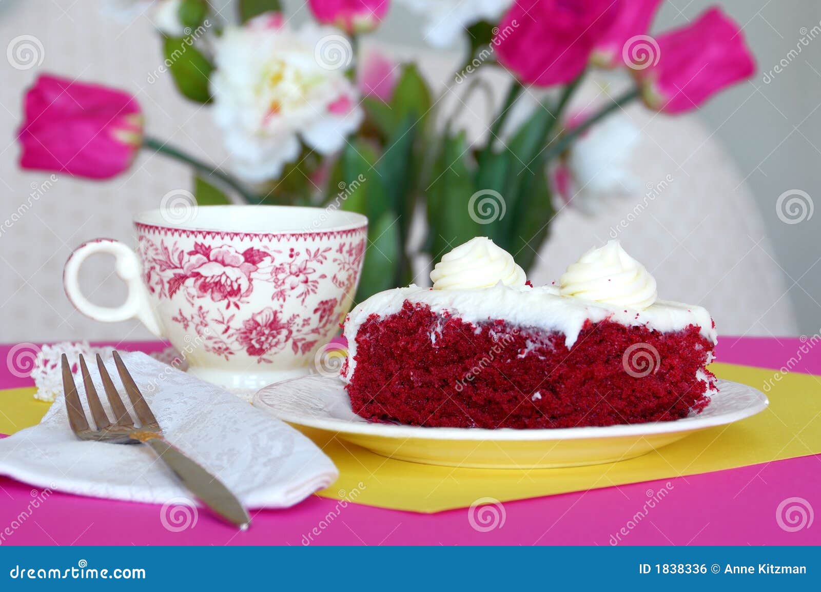 Afternoon Tea and Cake stock photo. Image of birthday - 1838336