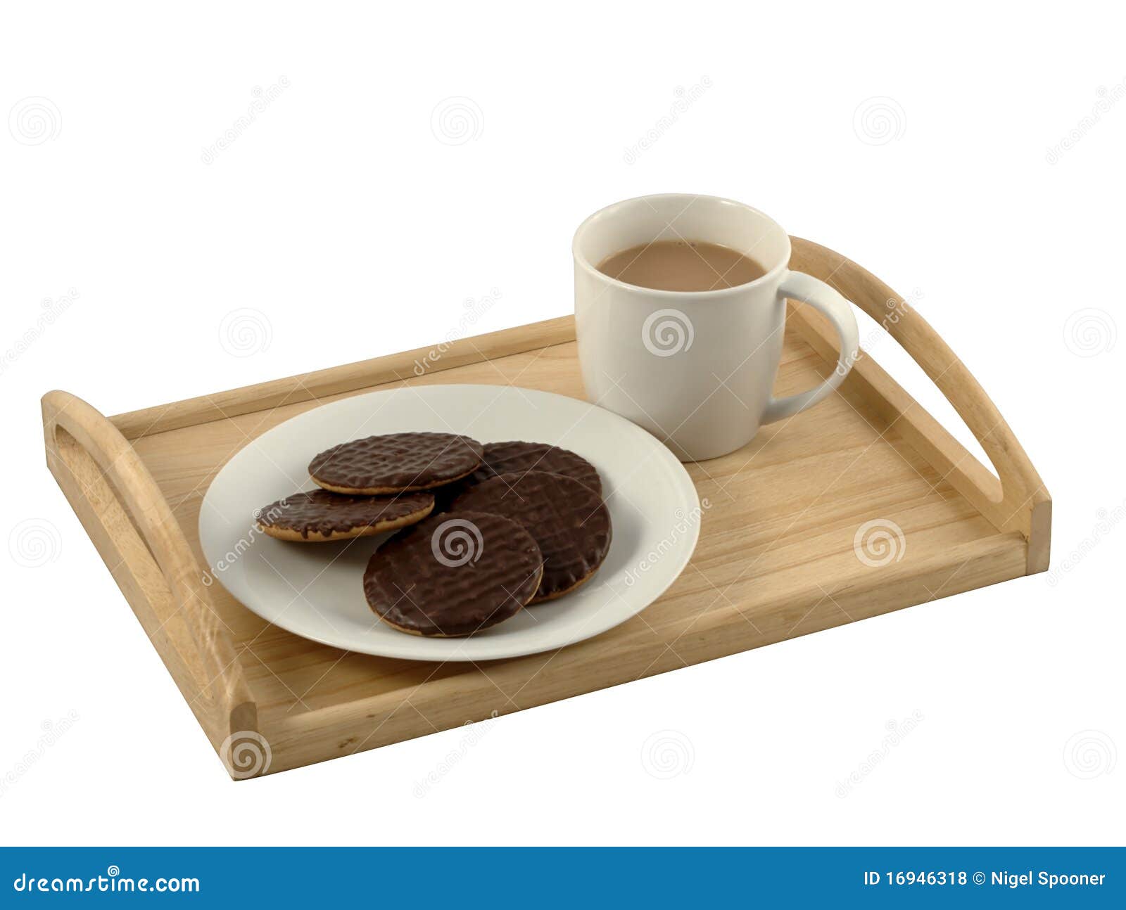 Chocolate Biscuit With Tea
