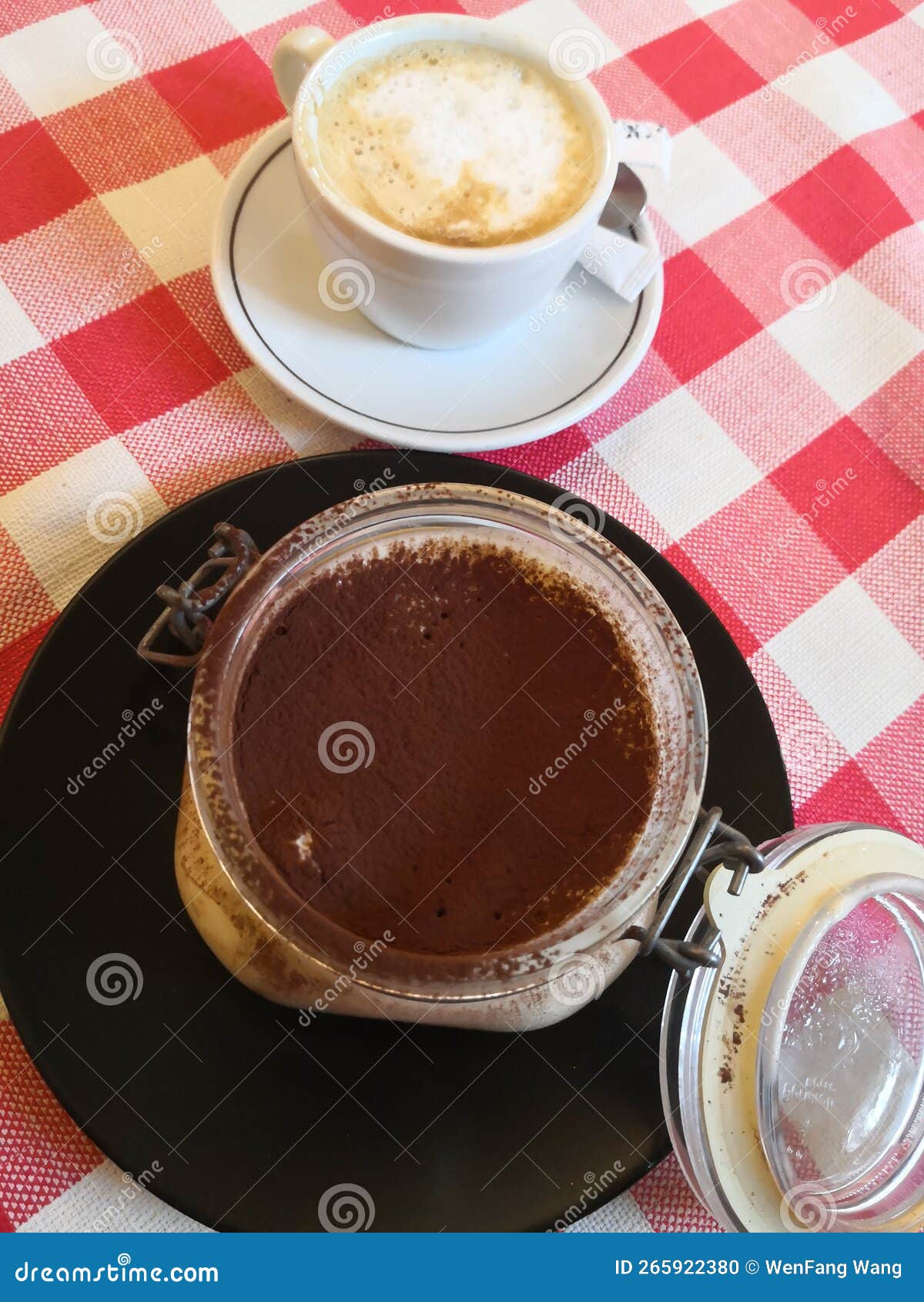 Afternoon Tea,coffee and Tiramisu Stock Photo - Image of tiramisu ...