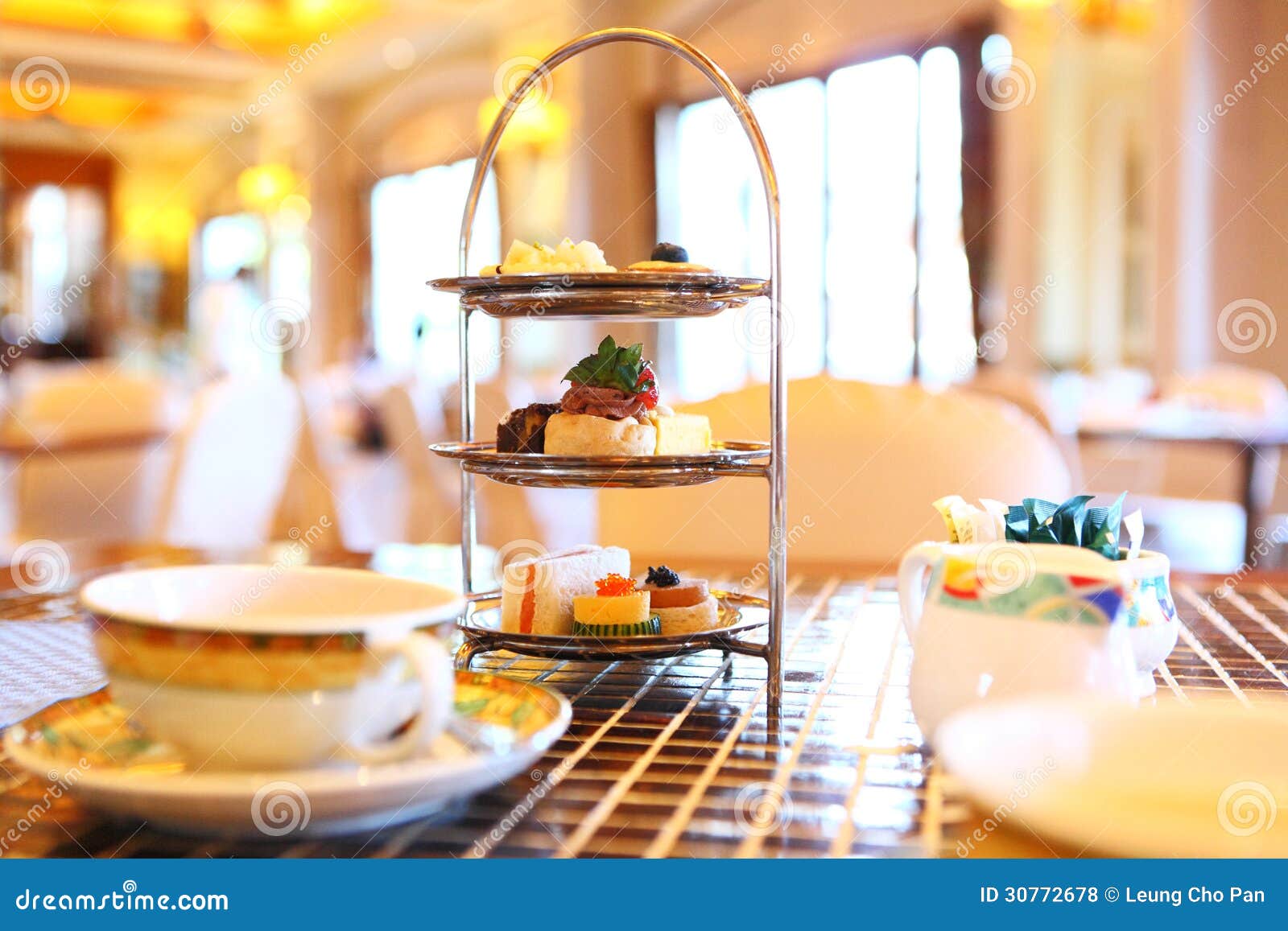 Afternoon tea stock photo. Image of luxury, decorated - 30772678