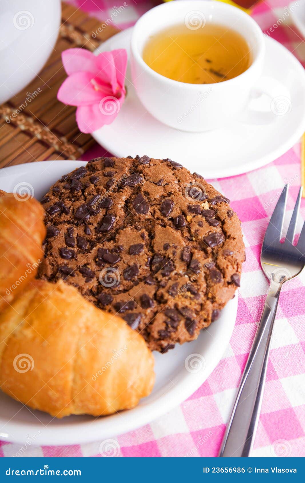 Afternoon Tea with Fresh Baking Stock Photo - Image of dessert, consume ...