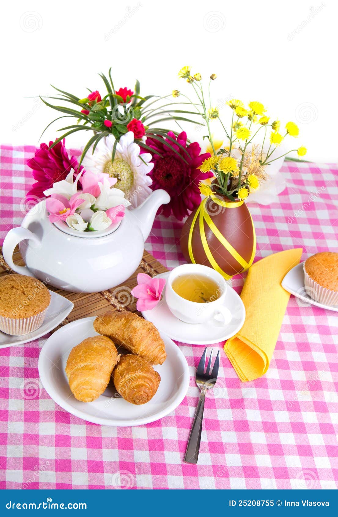 Afternoon Tea with Fresh Baking Stock Image - Image of morning ...