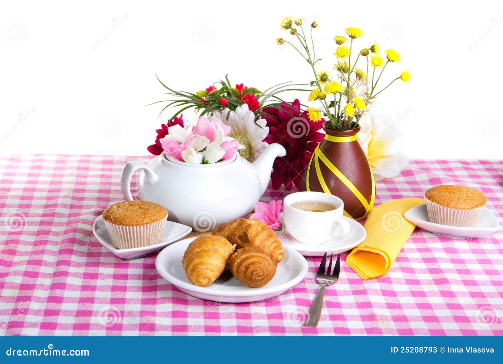Afternoon Tea with Fresh Baking Stock Image - Image of morning ...