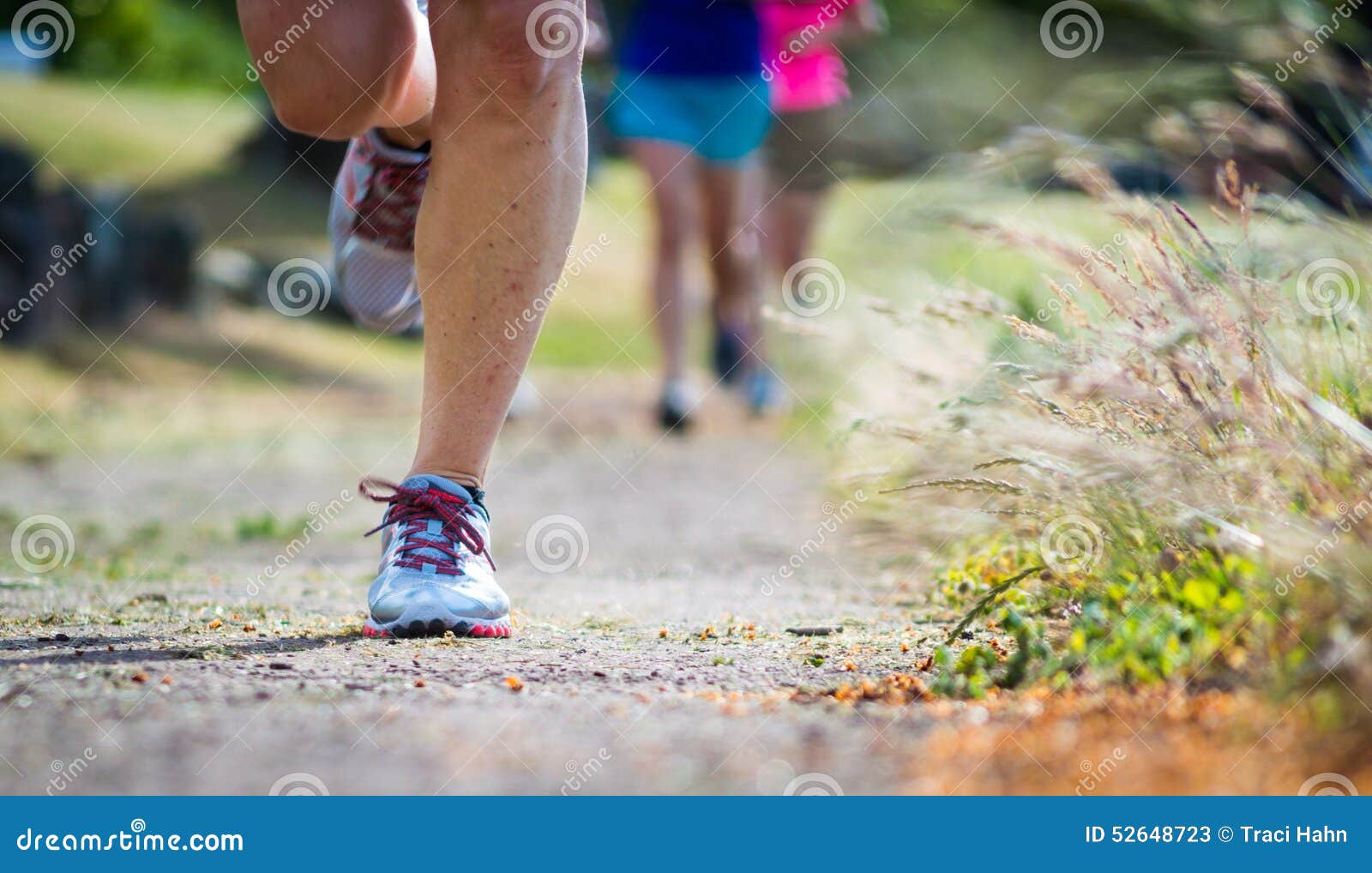 Afternoon trail run stock image. Image of leisure, evening - 52648723