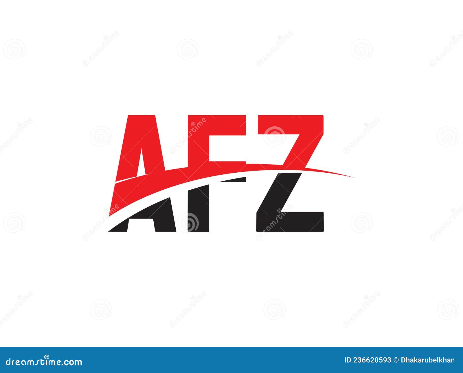 AFZ Letter Initial Logo Design Vector Illustration Stock Vector ...