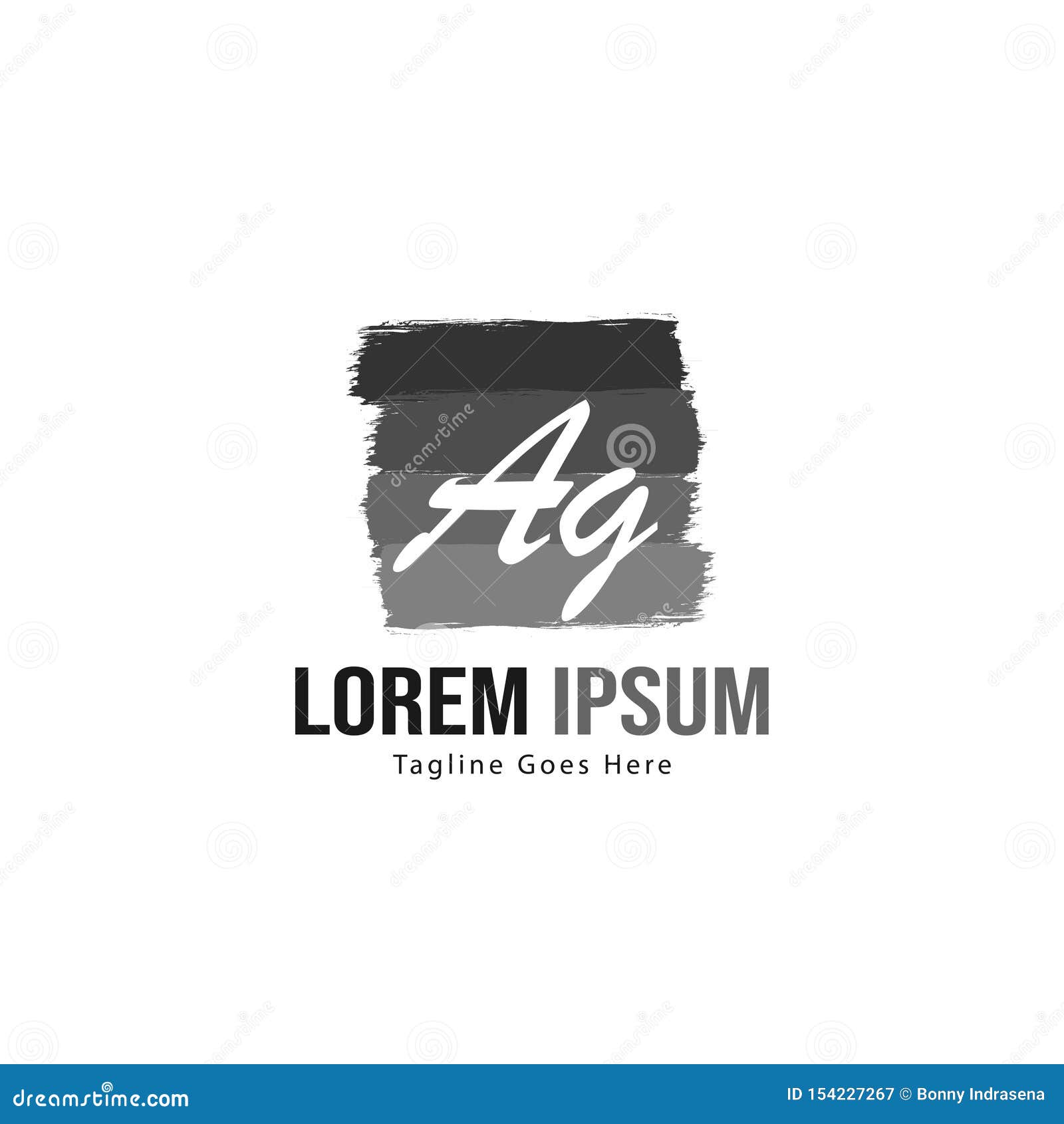 AG Letter Logo Design. Creative Modern AG Letters Icon Illustration ...
