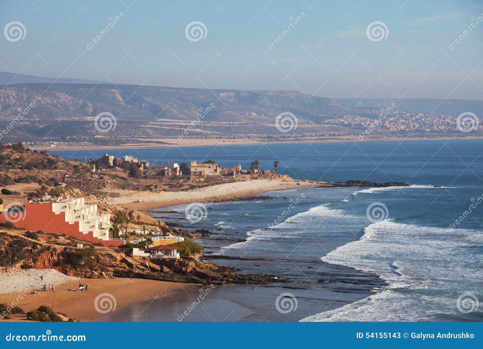 Agadir stock image. Image of resort, north, africa, landscape - 54155143