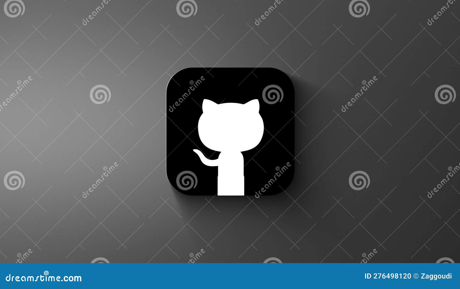 Agadir, Morocco - April, 2023: in this Photo Illustration Github Application is Displayed on ...