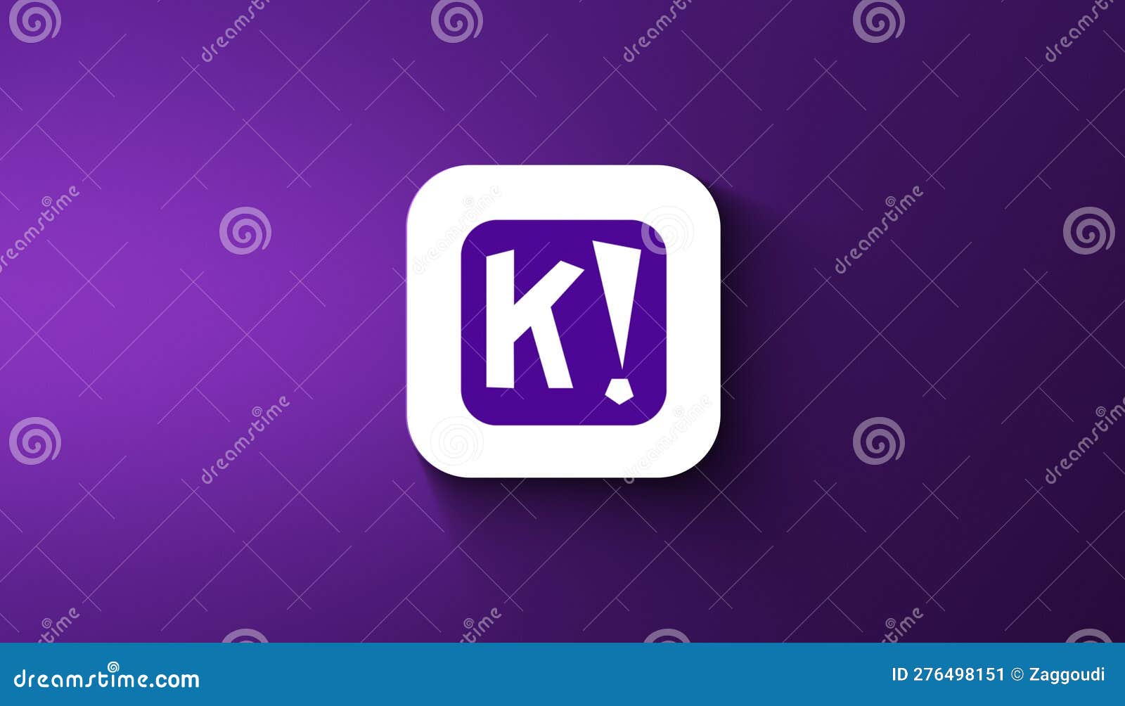 Agadir, Morocco - April, 2023: In This Photo Illustration Kahoot ... Agadir, Morocco - April, 2023: In This Photo Illustration Kahoot ...