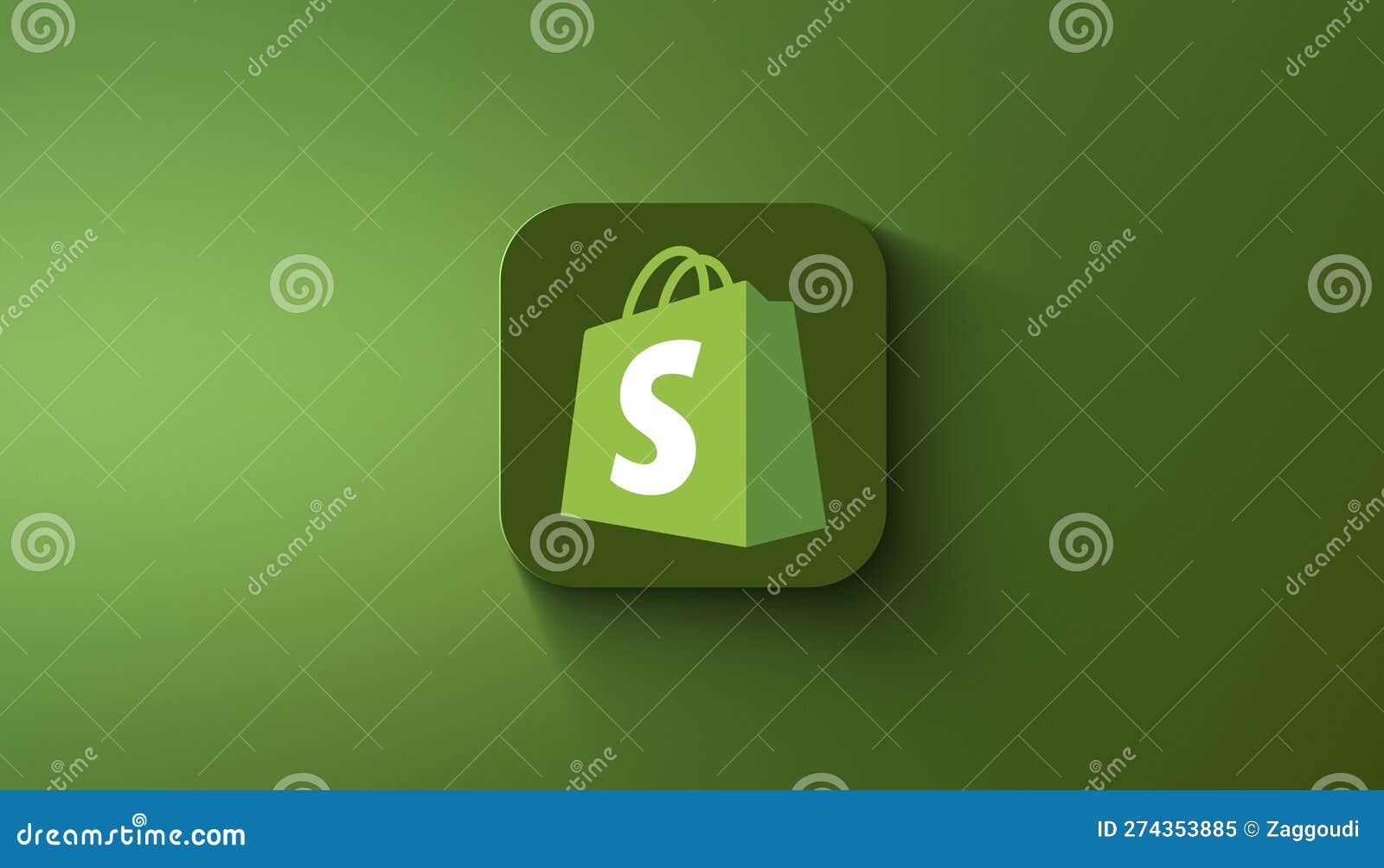 Agadir, Morocco - April, 2023: in this Photo Illustration Shopify ... Agadir, Morocco - April, 2023: in this Photo Illustration Shopify ...