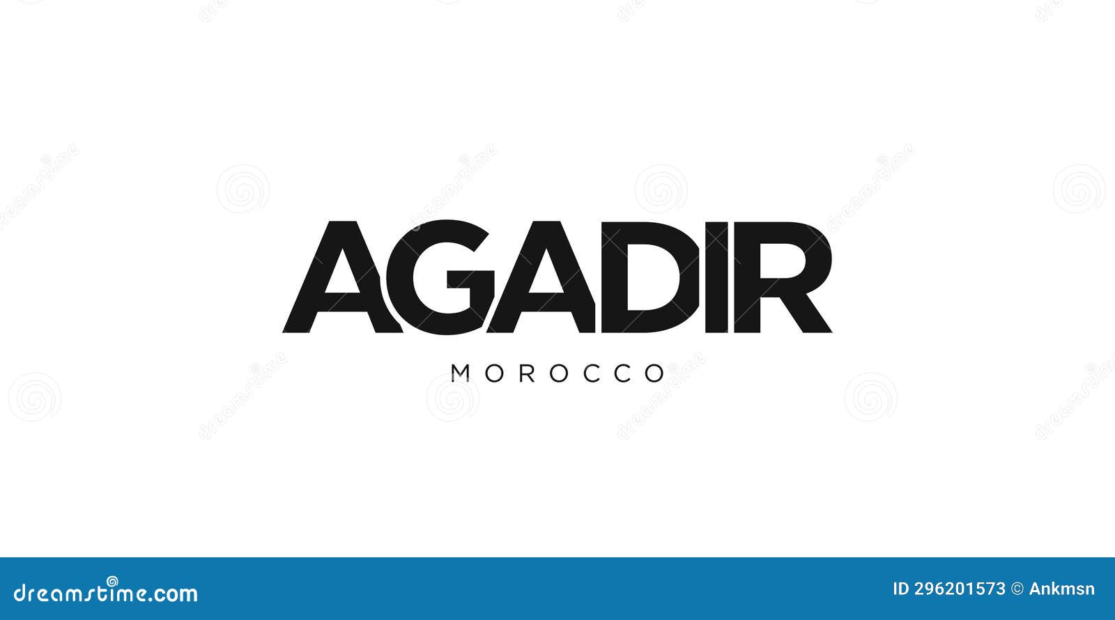 Agadir in the Morocco Emblem. the Design Features a Geometric Style ...