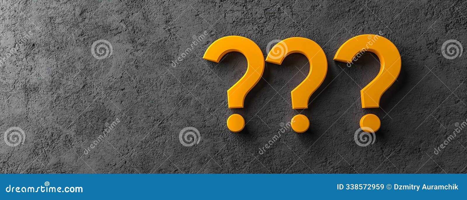 Yellow Question Mark On Orange Background. 3d Model, Mock-up Of ...
