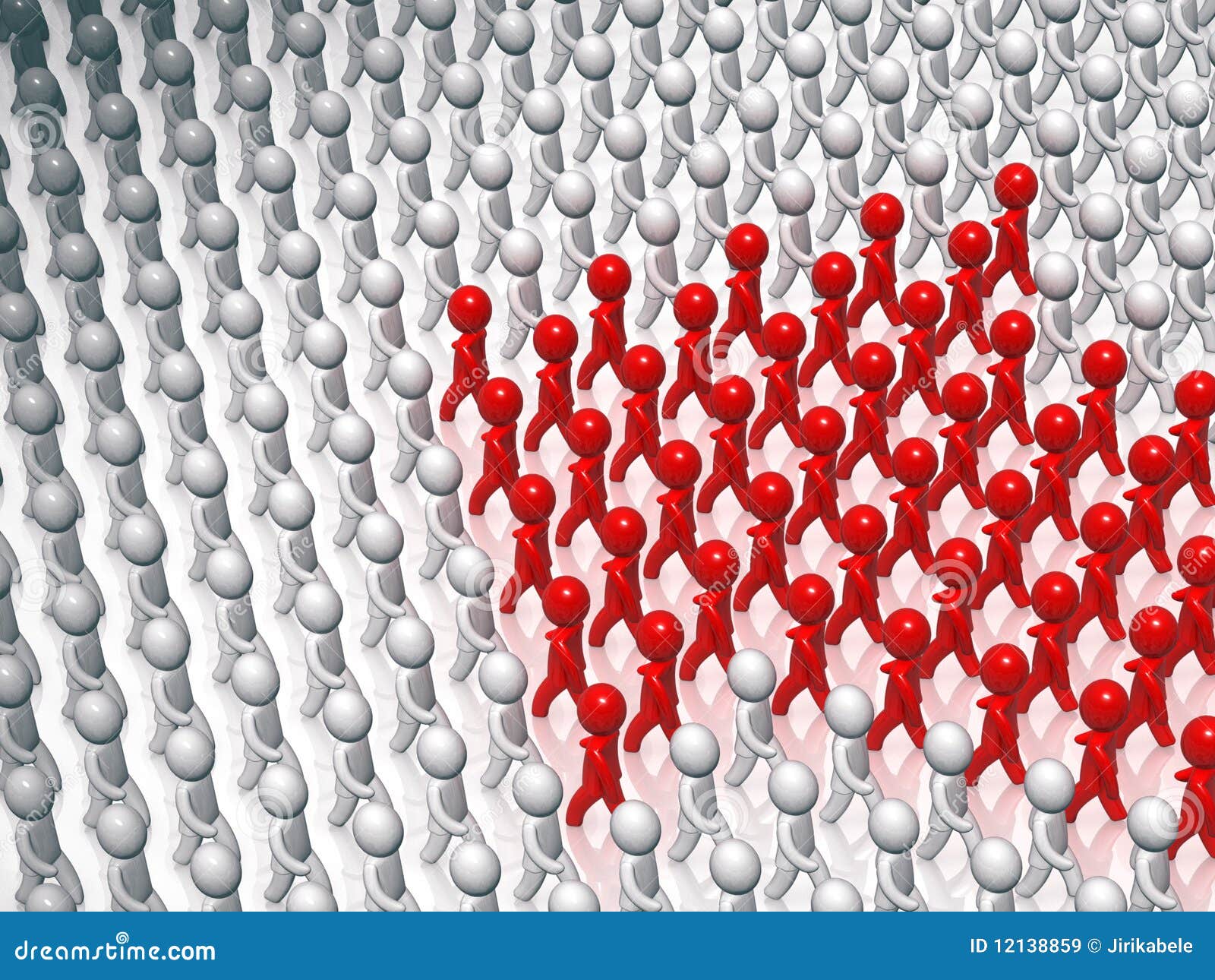 Against majority stock illustration. Illustration of problems - 12138859