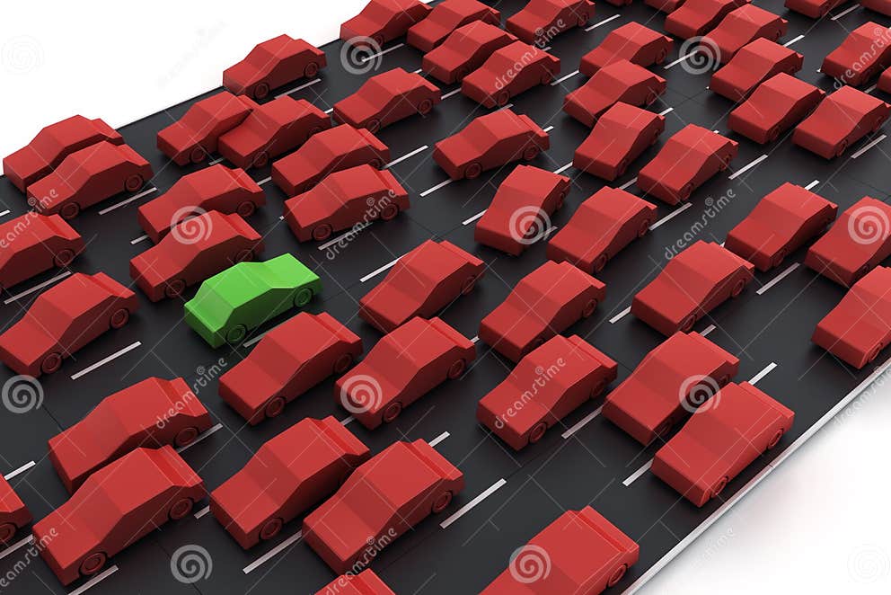 Against the stream stock illustration. Illustration of green - 10491736