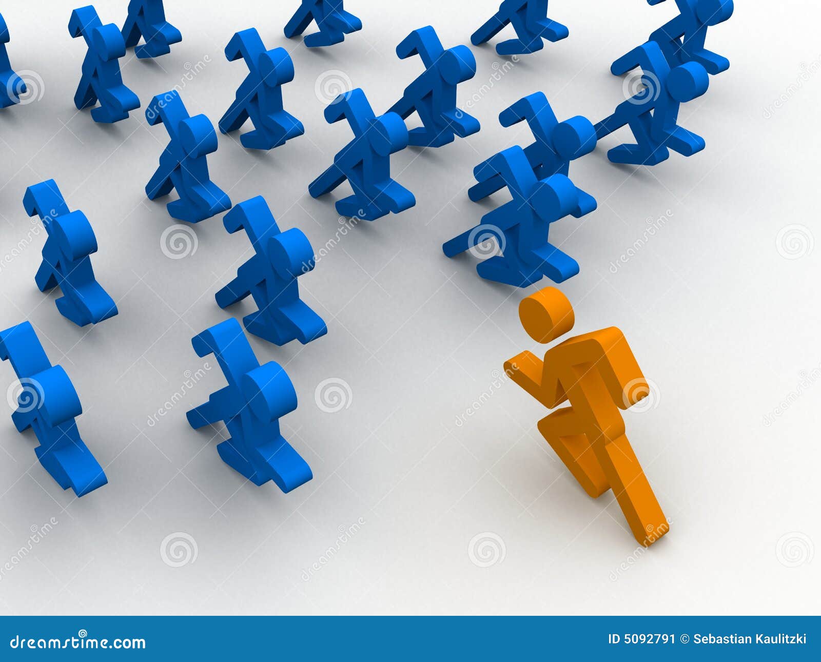 Against the stream stock illustration. Illustration of training - 5092791