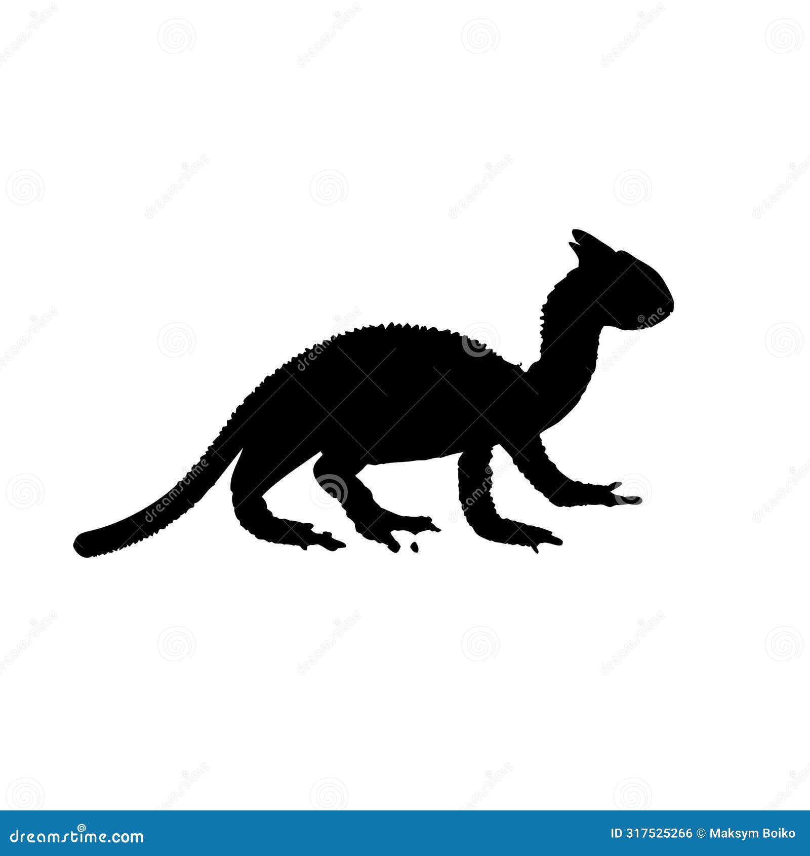 Agama Lizard White Icon Vector Illustration Stock Vector - Illustration ...