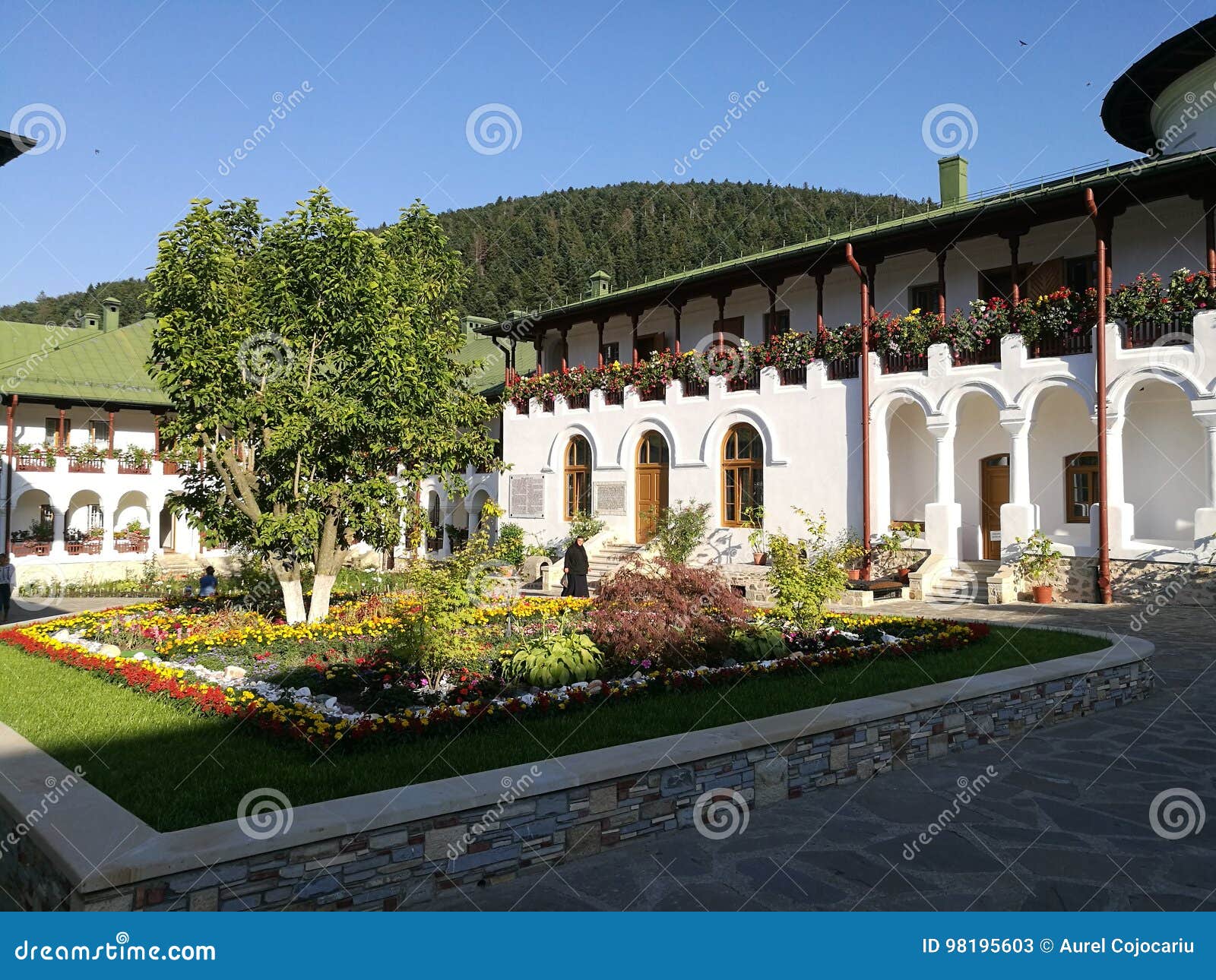 Agapia monastery, Romania editorial stock photo. Image of building ...
