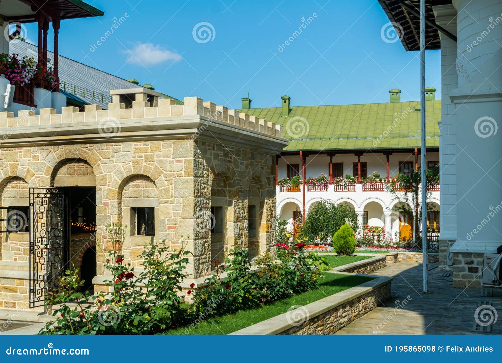 Agapia Orthodox Monastery, Neamt, Romania Stock Photo - Image of ...