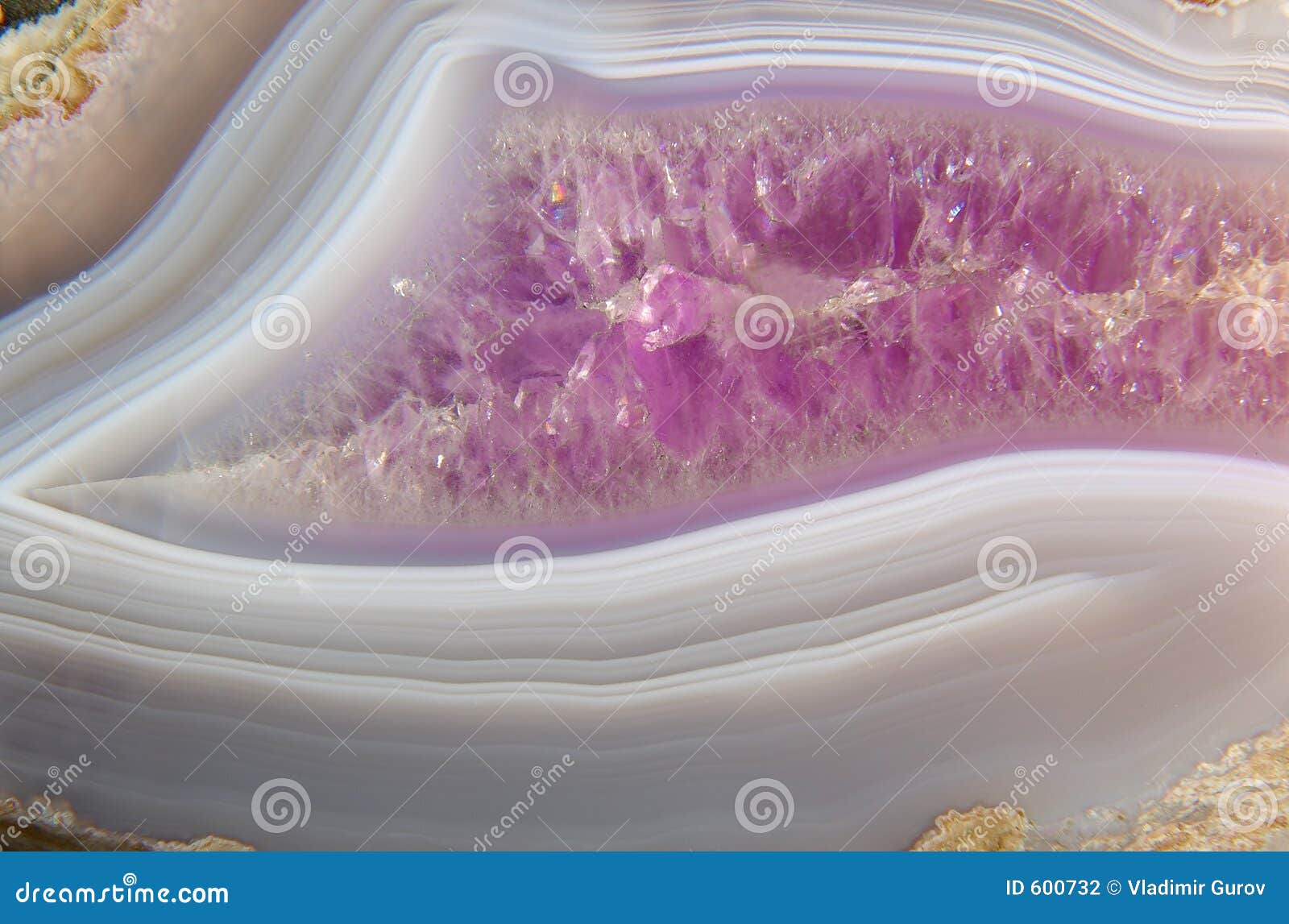 Agate with amethyst stock photo. Image of agate, jewellery - 600732