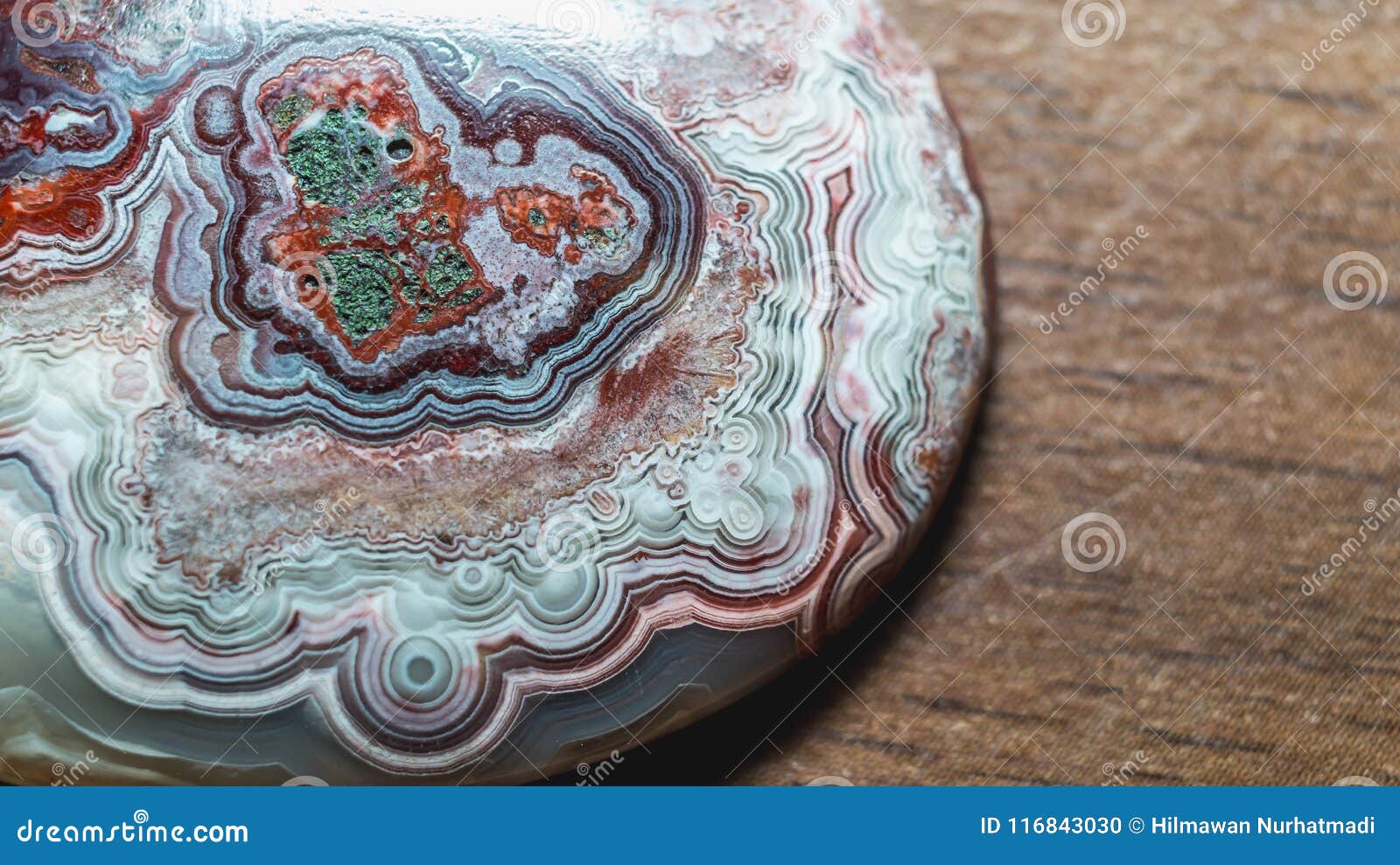 Agate Cabochon with Beautiful Pattern Stock Photo - Image of faceted ...