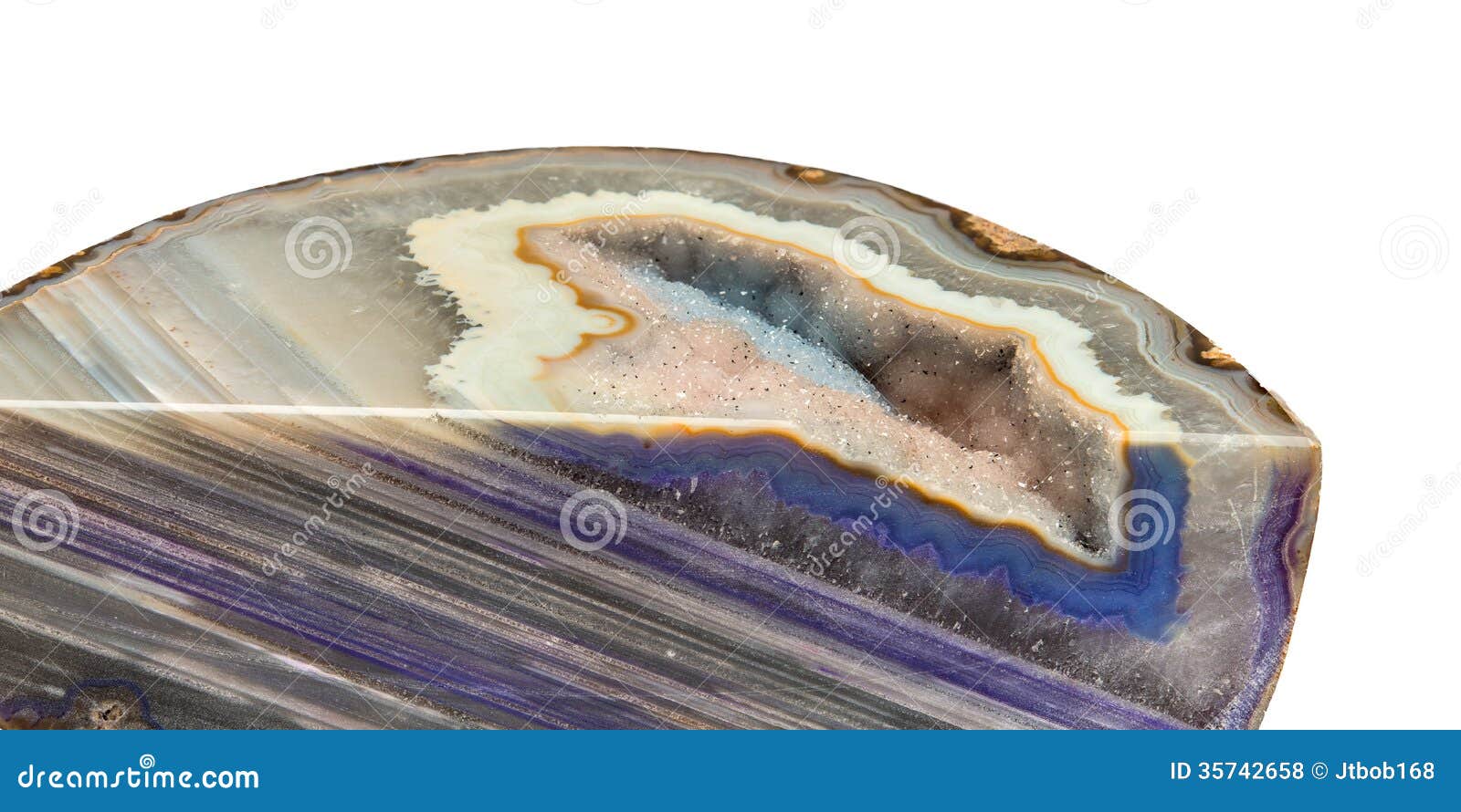 Agate geode stock photo. Image of geological, cross, metamorphic - 35742658