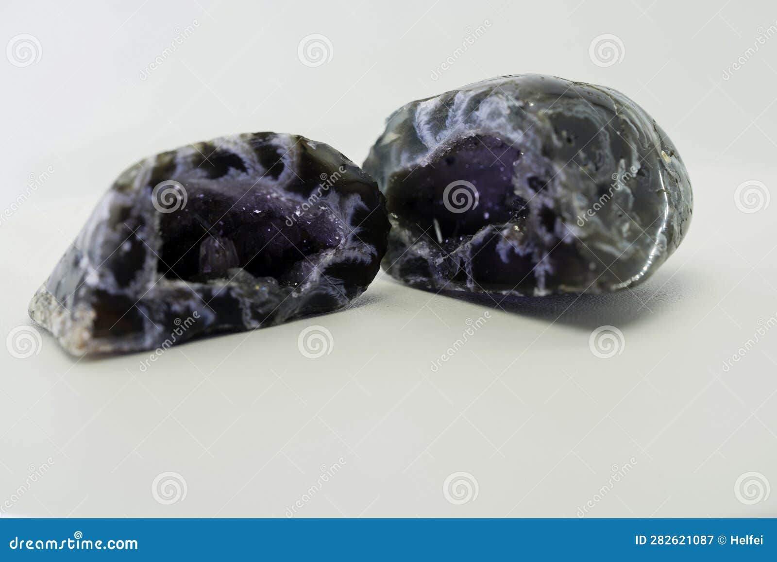 Agate, Agate Geode is a Non-uniformly Used Term from Geology Stock ...