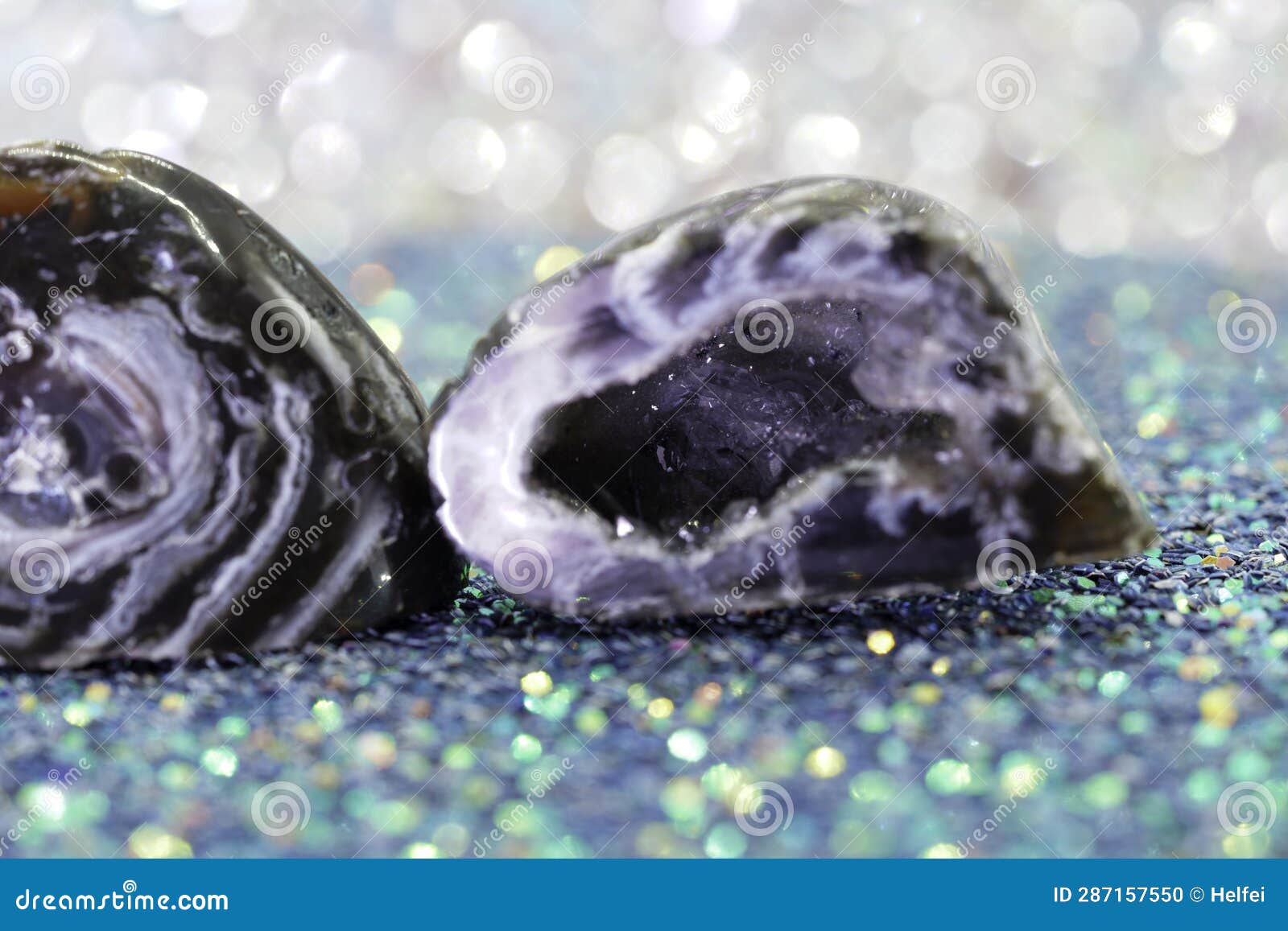 Agate, Agate Geode is a Non-uniformly Used Term from Geology Stock ...