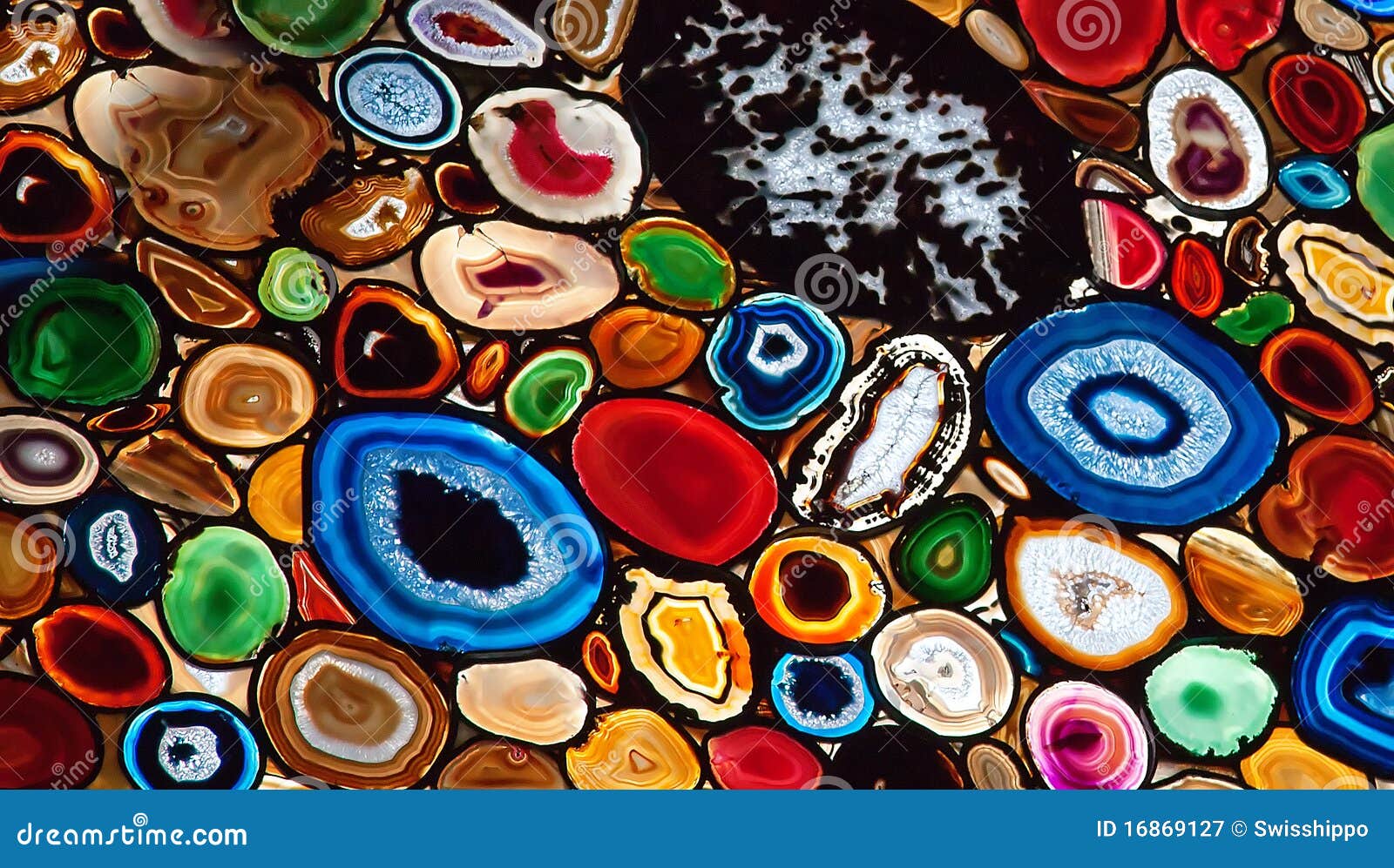 Agate mosaic stock image. Image of material, crystal - 16869127