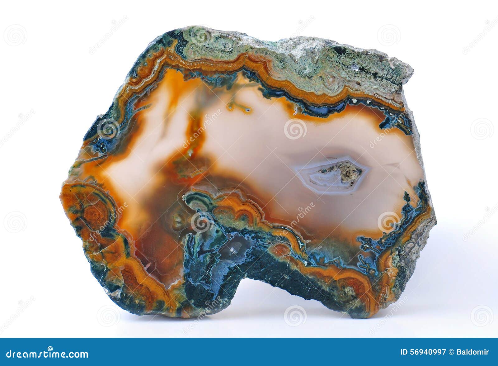 Agate with natural colors stock image. Image of onyx - 56940997