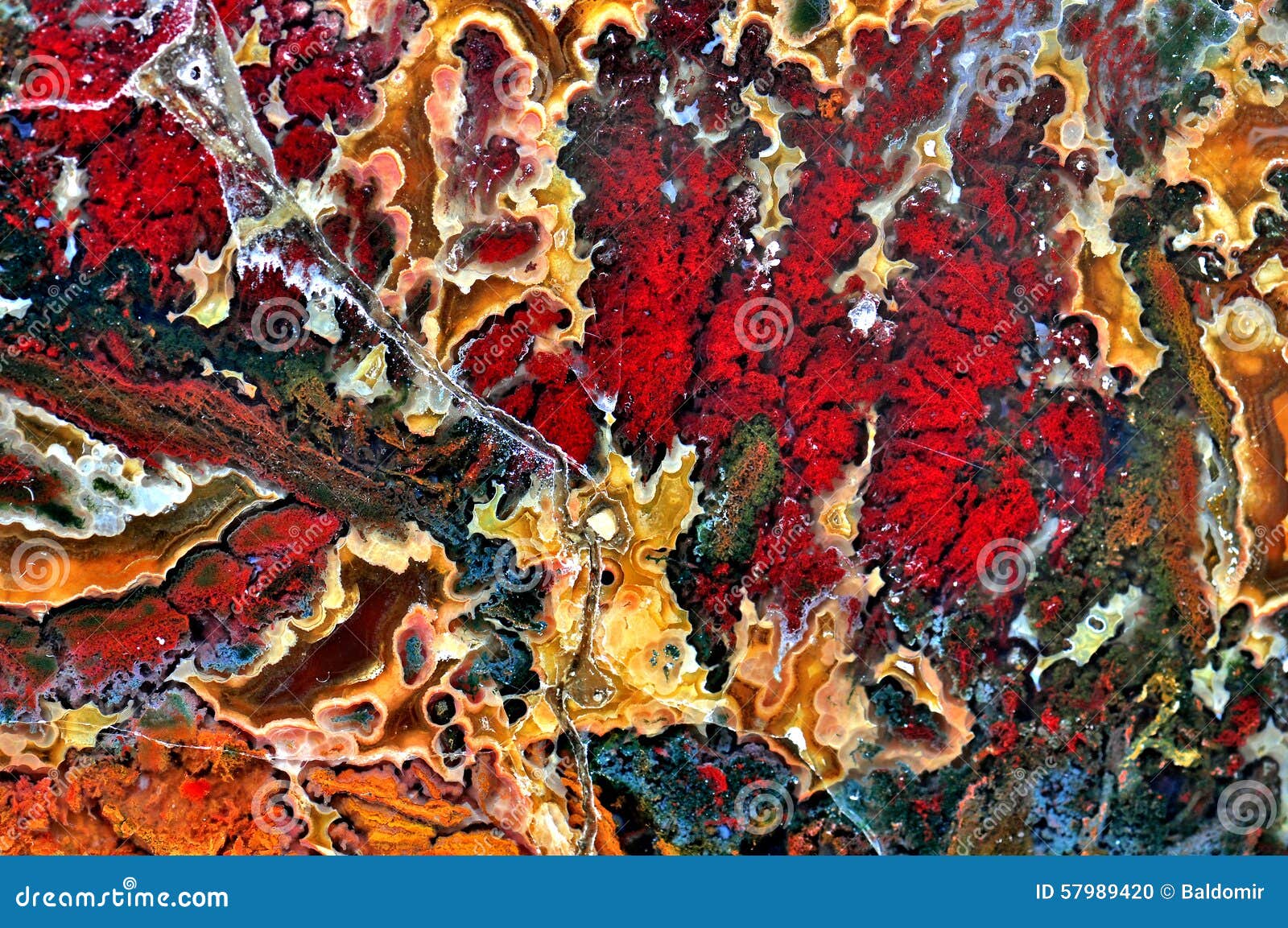 Agate with natural colors stock photo. Image of white - 57989420