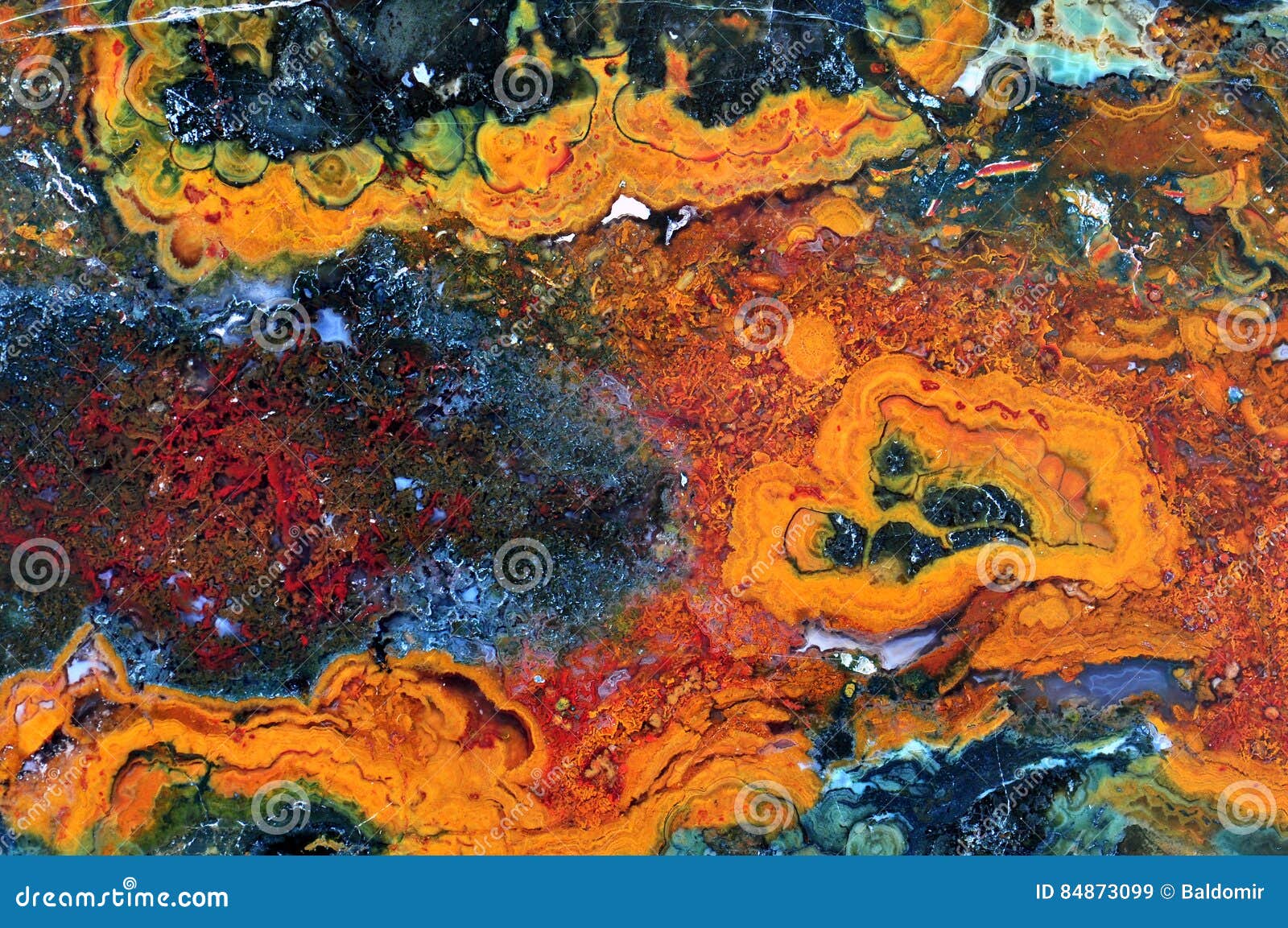 Agate with natural colors stock image. Image of quartz - 84873099