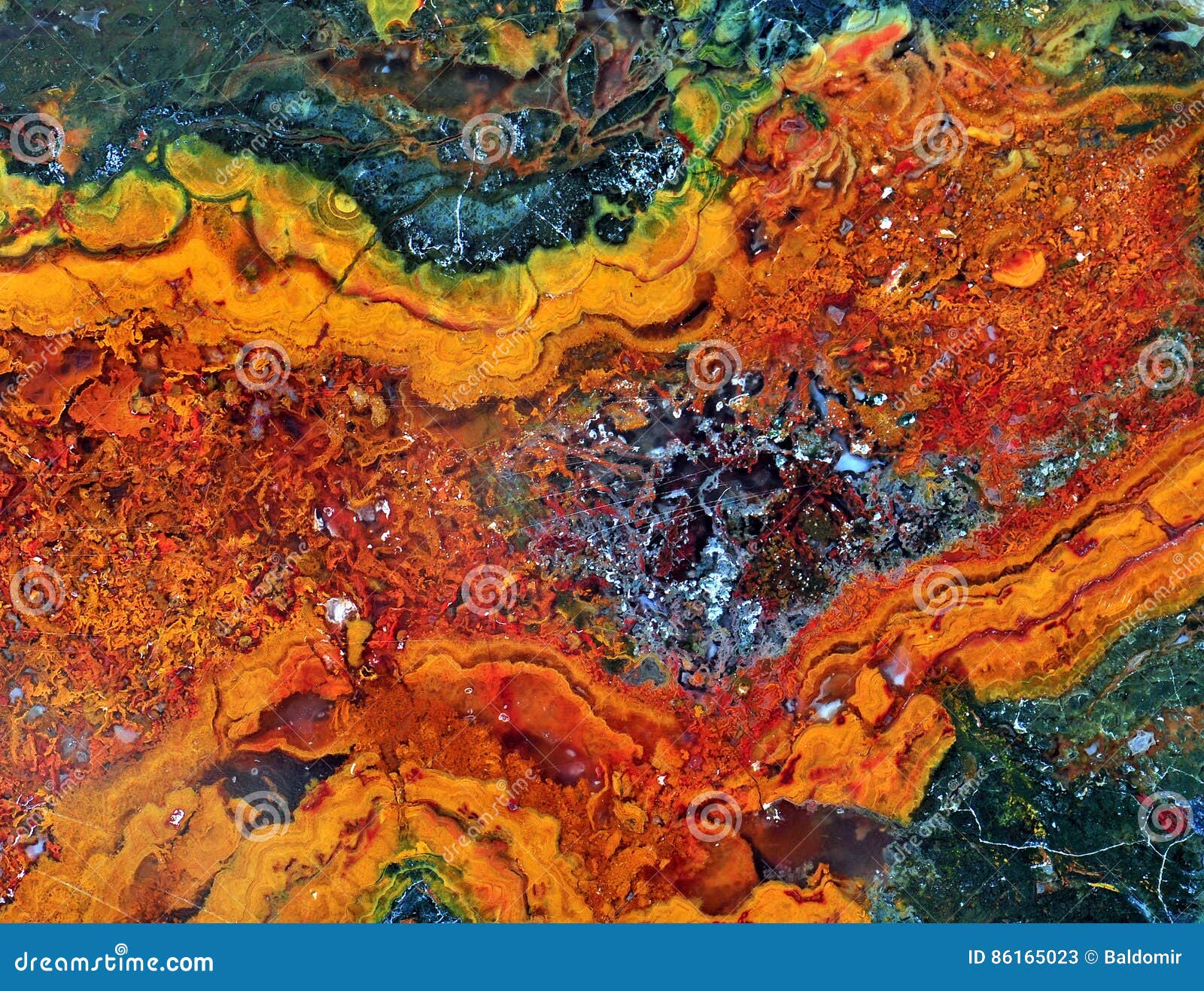 Agate with natural colors stock image. Image of quartzite - 86165023