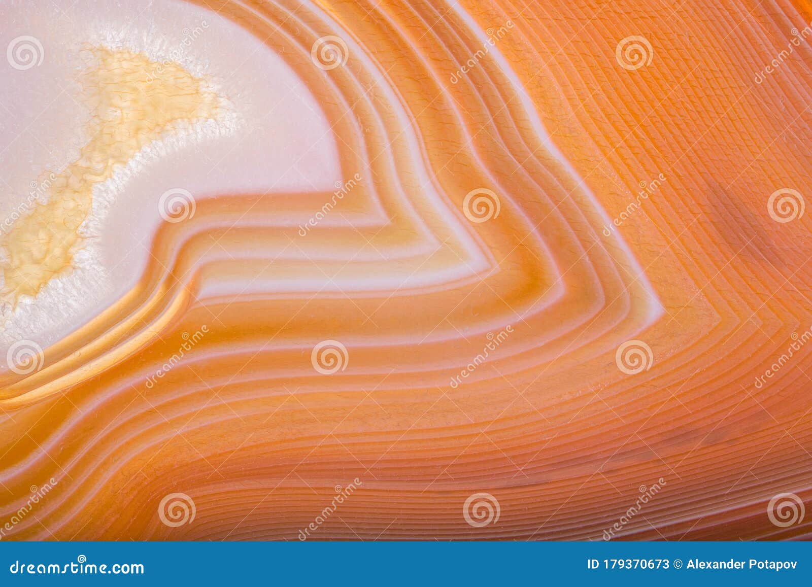 Agate Orange Lined Structure Macro Stock Image - Image of abstract ...