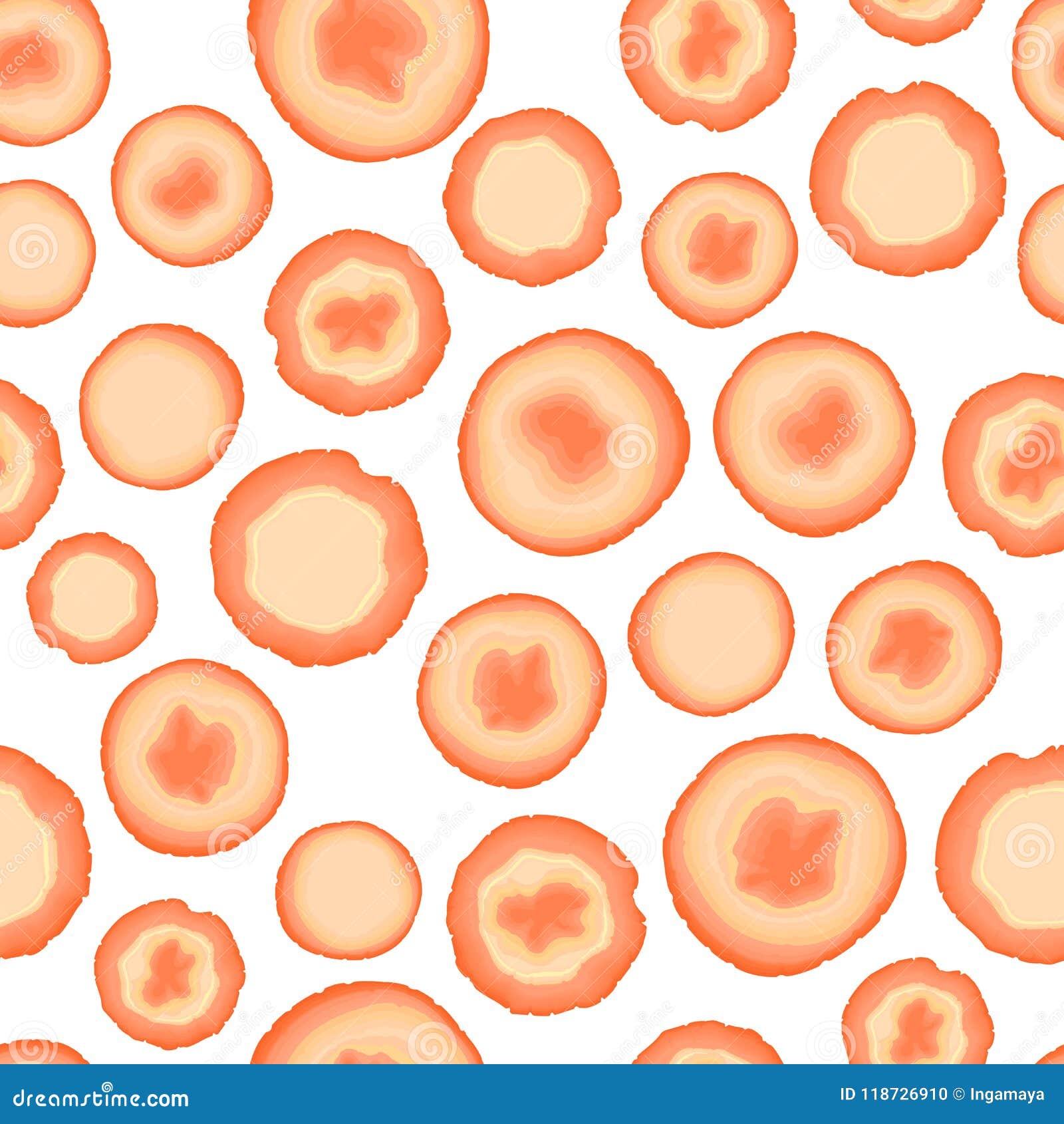 Vector Orange Stone Seamless Pattern Stock Vector - Illustration of ...