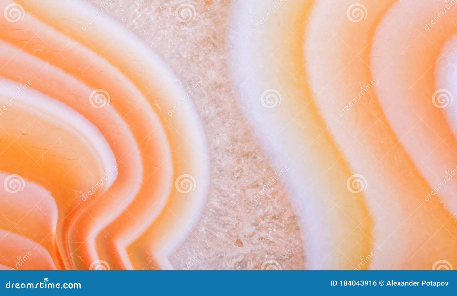 Agate Orange Wide Lines Macro Structure Stock Photo - Image of closeup ...