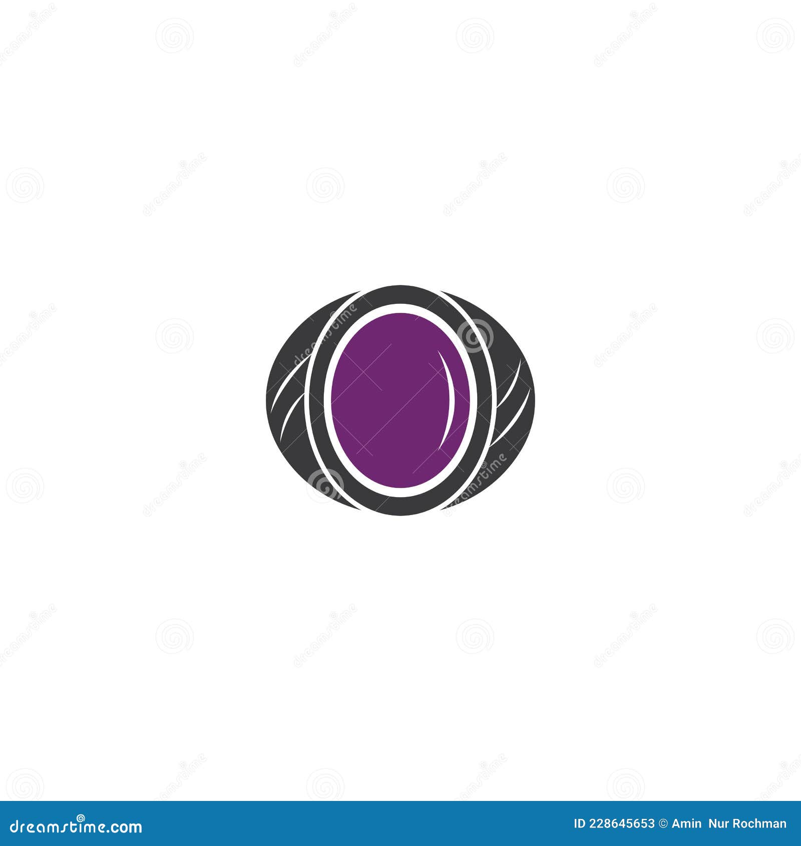Agate Rings Logo Vector Template Stock Vector - Illustration of ...