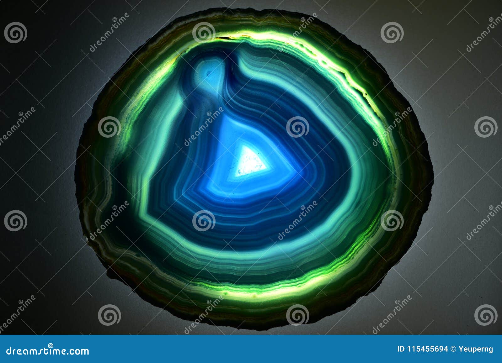 Agate rough stone. stock photo. Image of slice, dirillo - 115455694