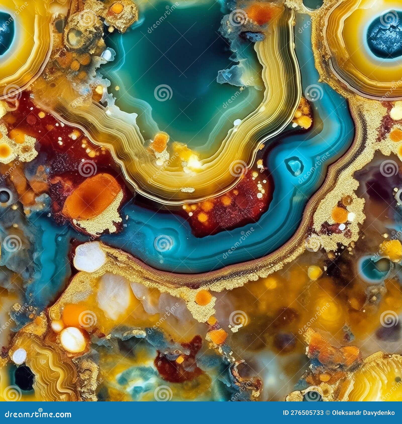 Agate Yellow Texture Seamless Textile Pattern. Carrara Marbled ...