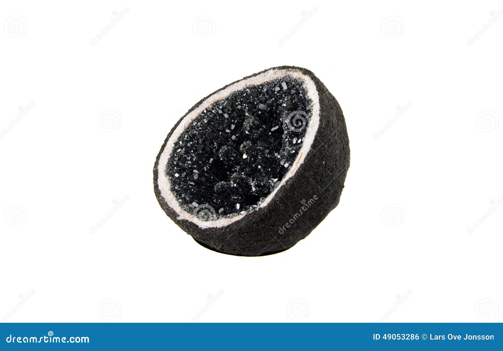 Agate stone with crystal stock photo. Image of stone - 49053286