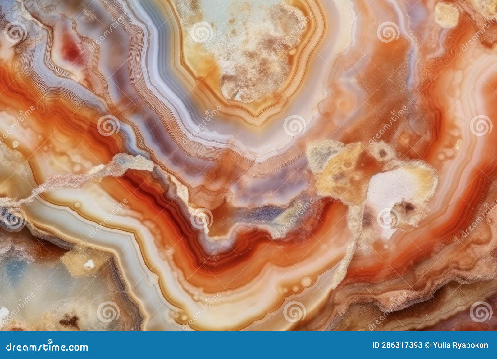 Agate Structure Closeup. Generate Ai Stock Image - Image of abstract ...