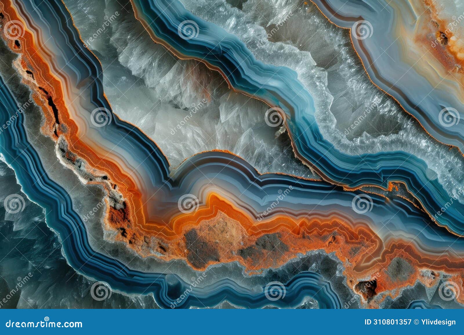 Agate Structure Texture. Generate Ai Stock Illustration - Illustration ...