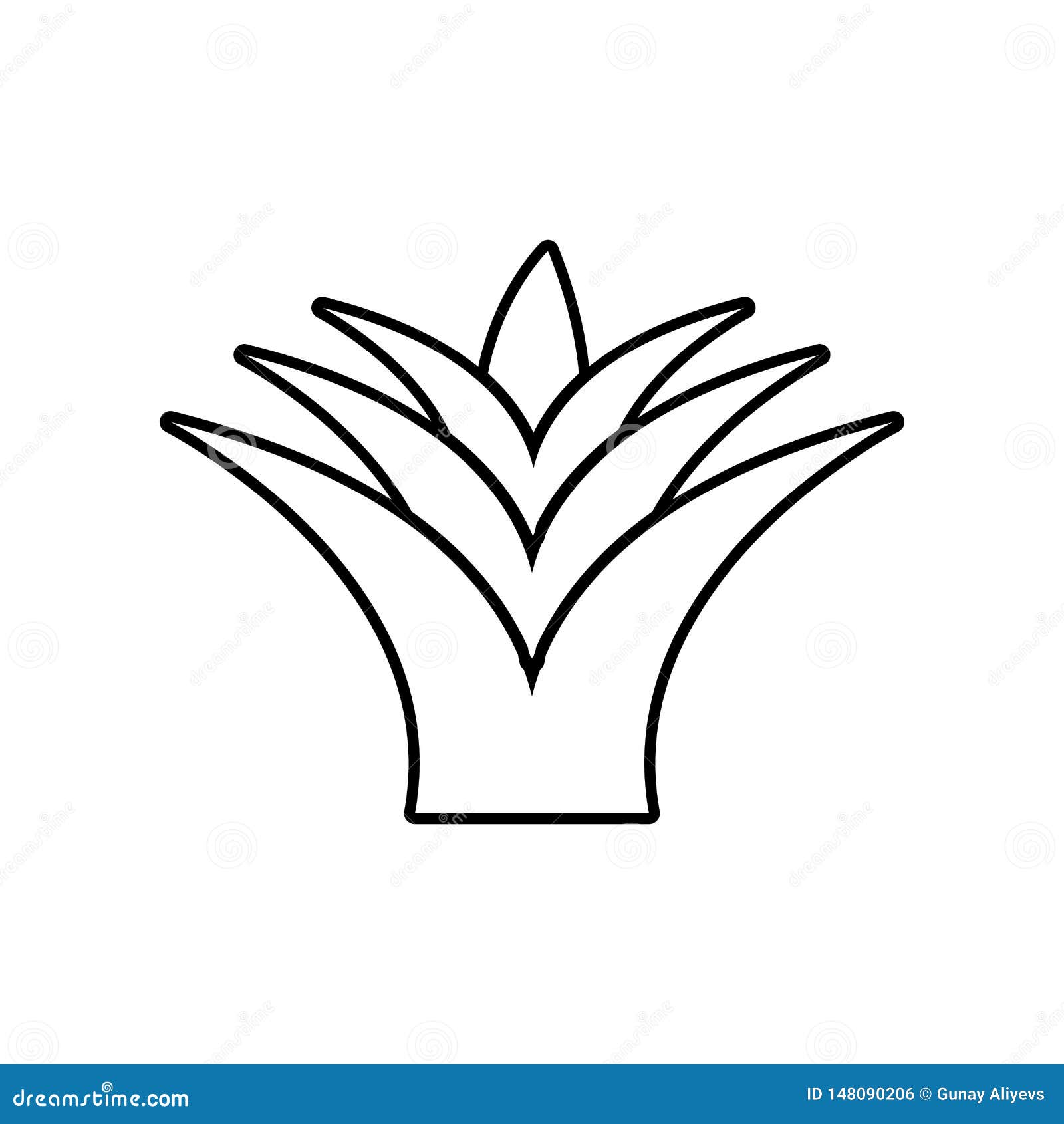 Agave Icon. Element of Mexico for Mobile Concept and Web Apps Icon ...