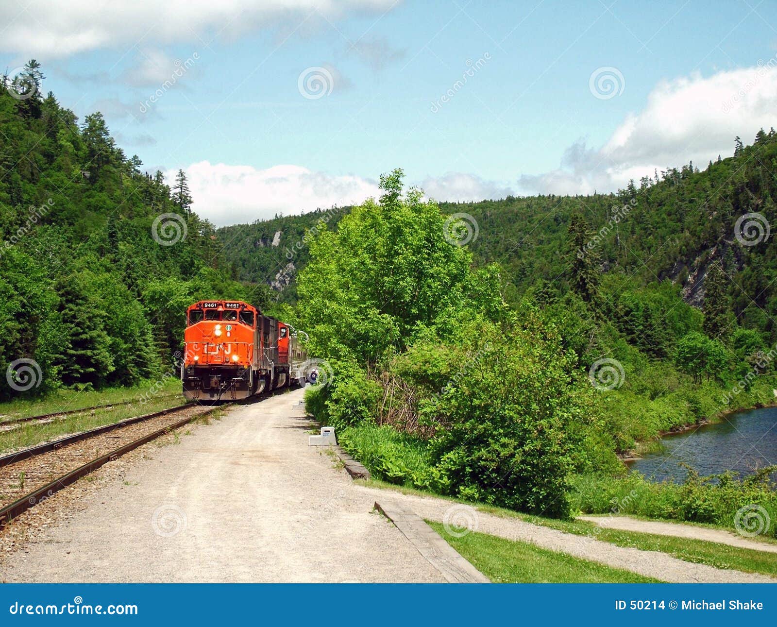 Agawa Canyon Train. stock photo. Image of mountains, canada - 50214