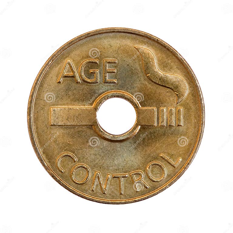 Age control coin stock photo. Image of isolated, coin - 15221864