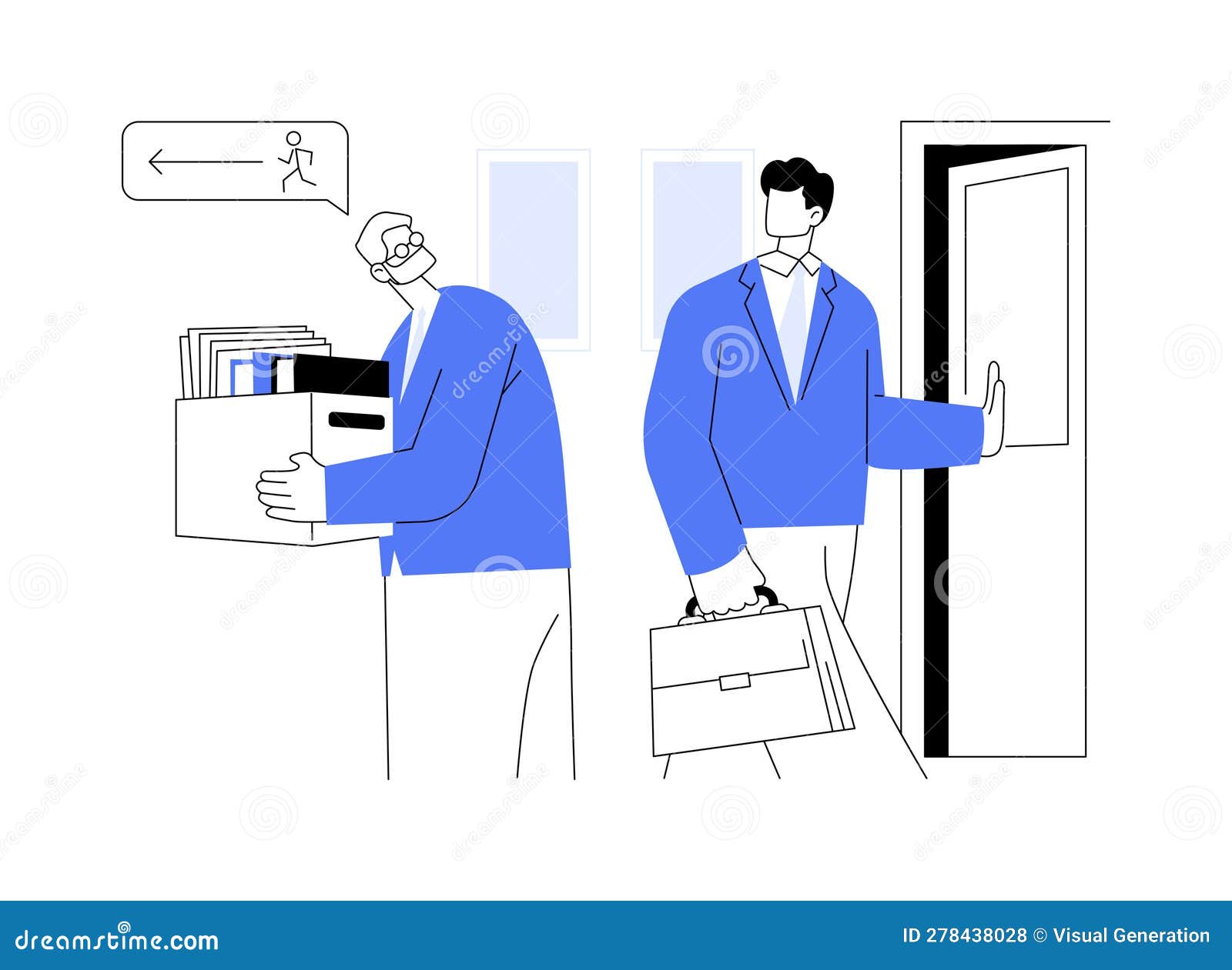 Age Discrimination At A Workplace Abstract Concept Vector Illustration