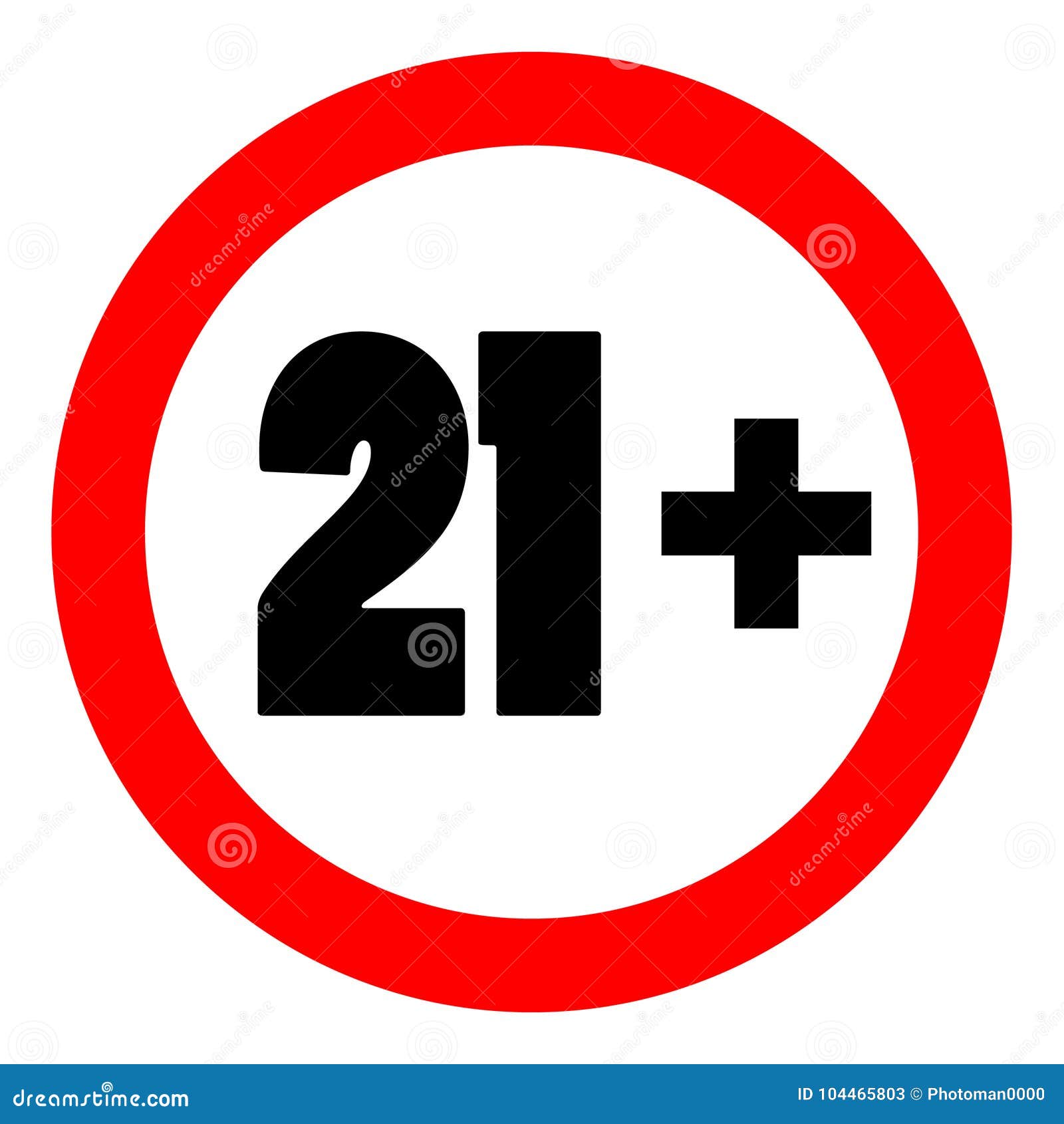 Age-restricted Access Picture Stock Vector - Illustration of danger ...