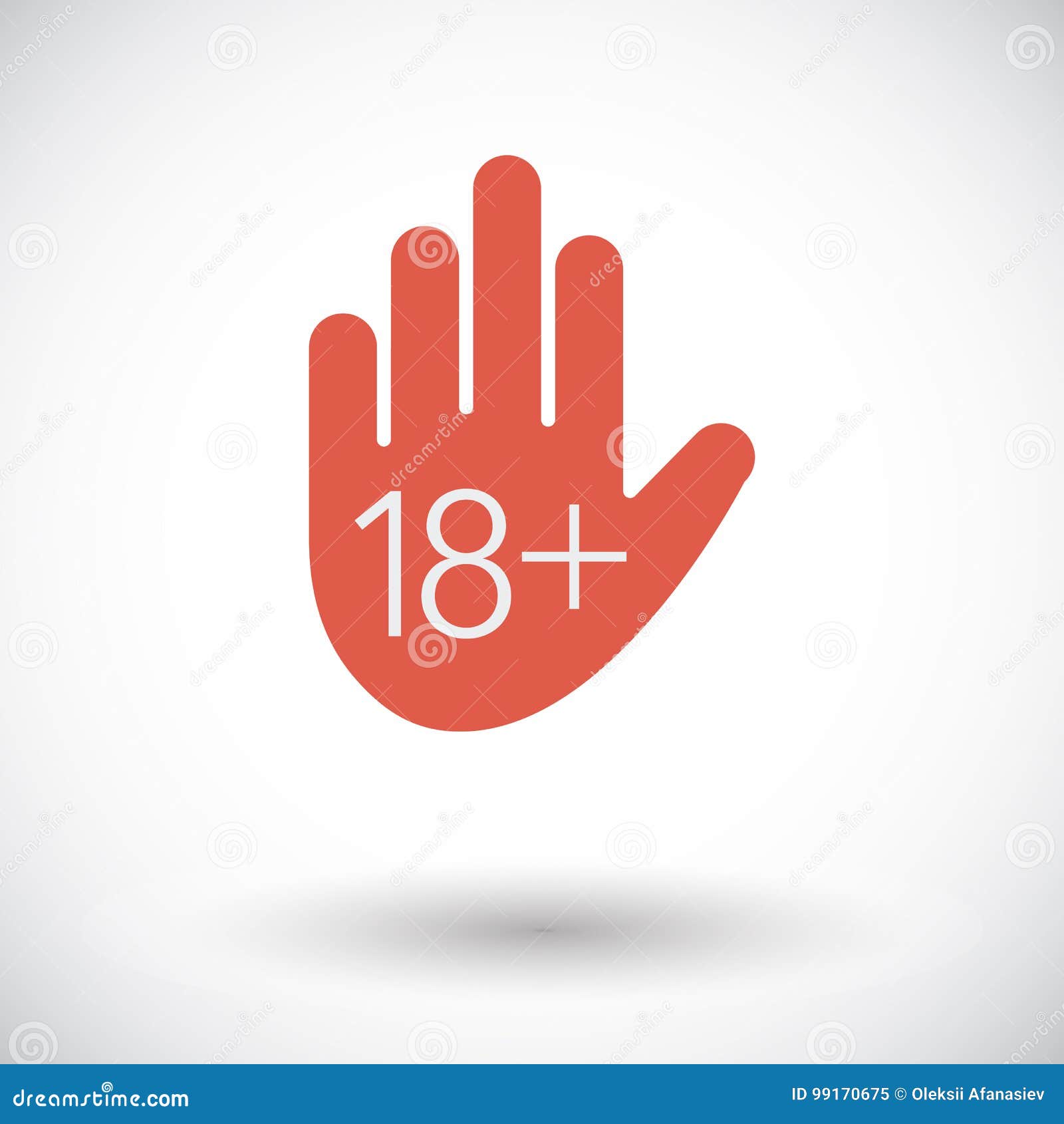 Age restriction. stock vector. Illustration of adult - 99170675