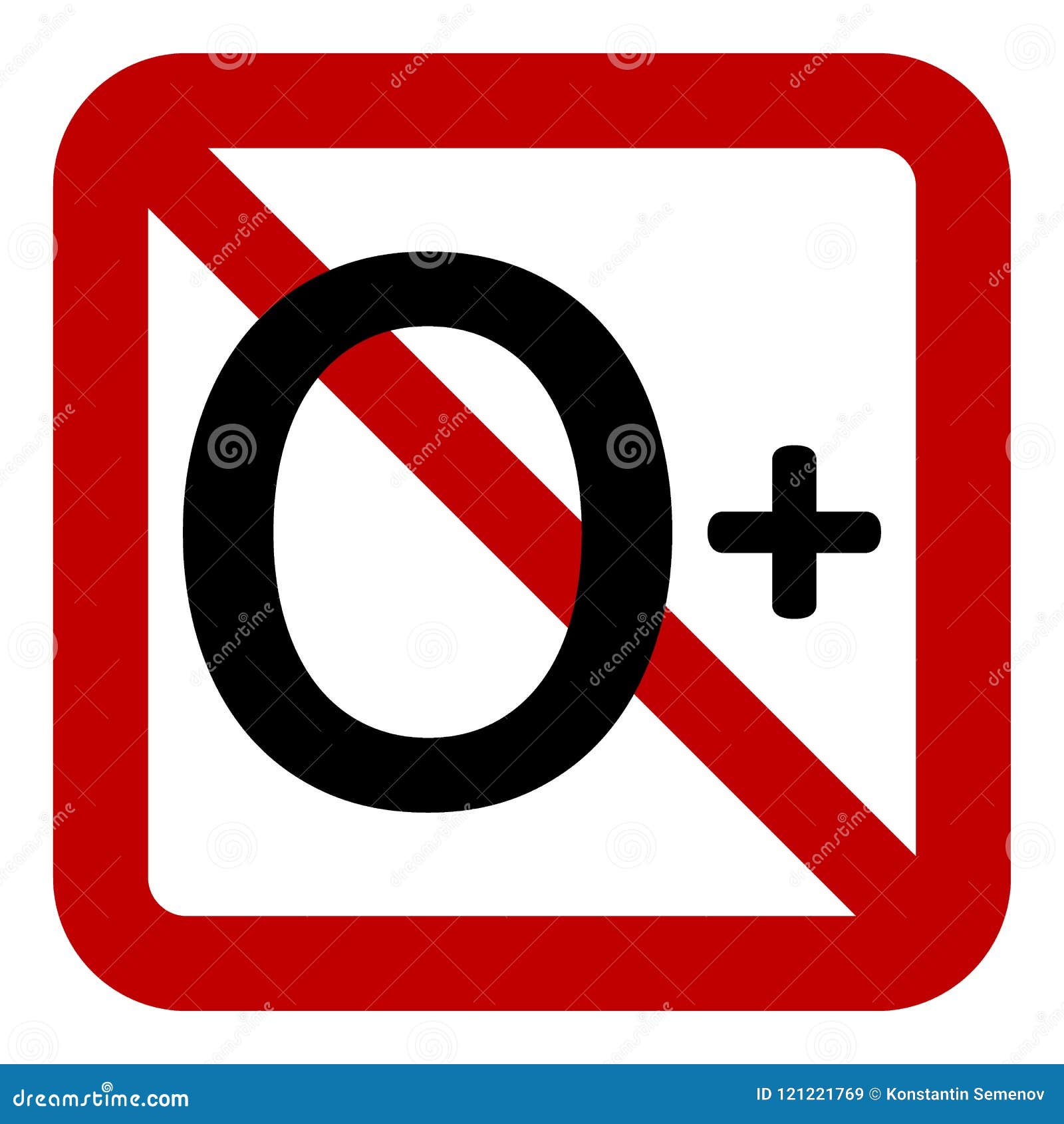 0 age restriction sign. stock illustration. Illustration of icon ...