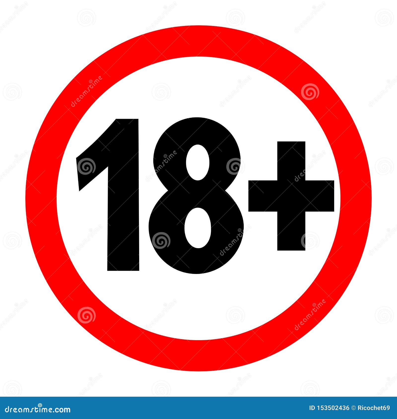 Age Limit (18+) Round Symbol Isolated Stock Photo | CartoonDealer.com ... Age Limit (18+) Round Symbol Isolated Stock Photo | CartoonDealer.com ...